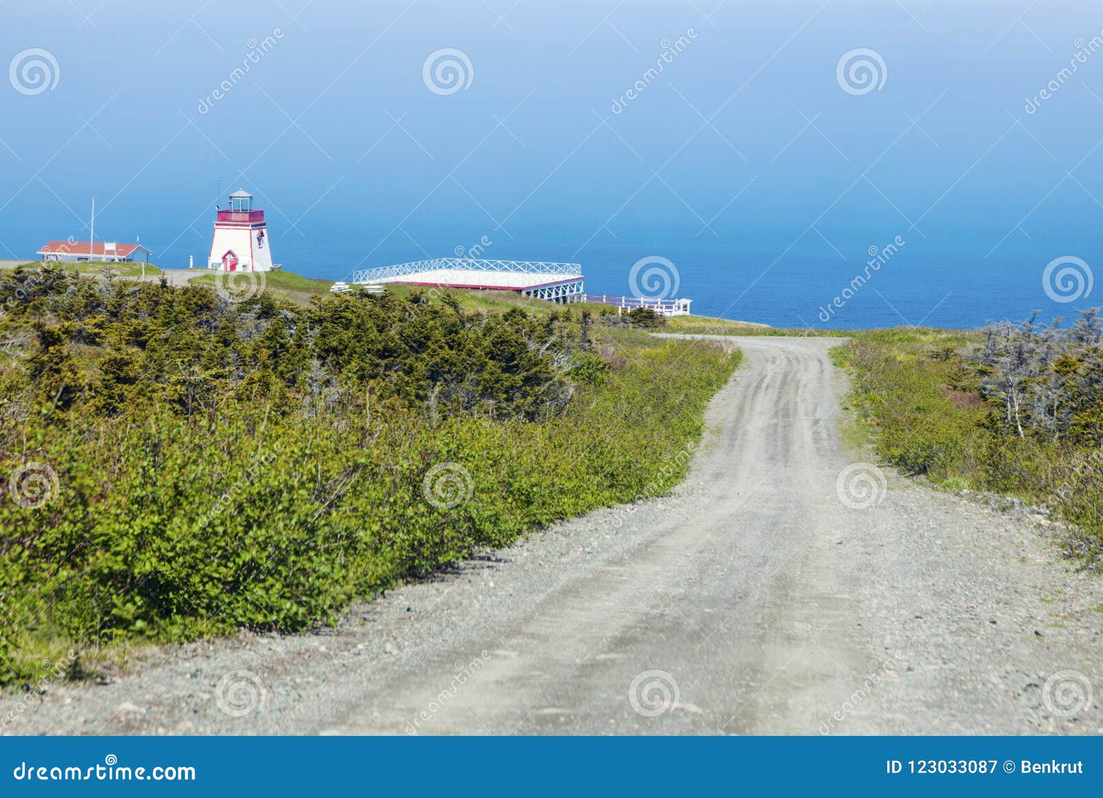 Fortune Head Lighthouse stock image. Image of shore - 123033087