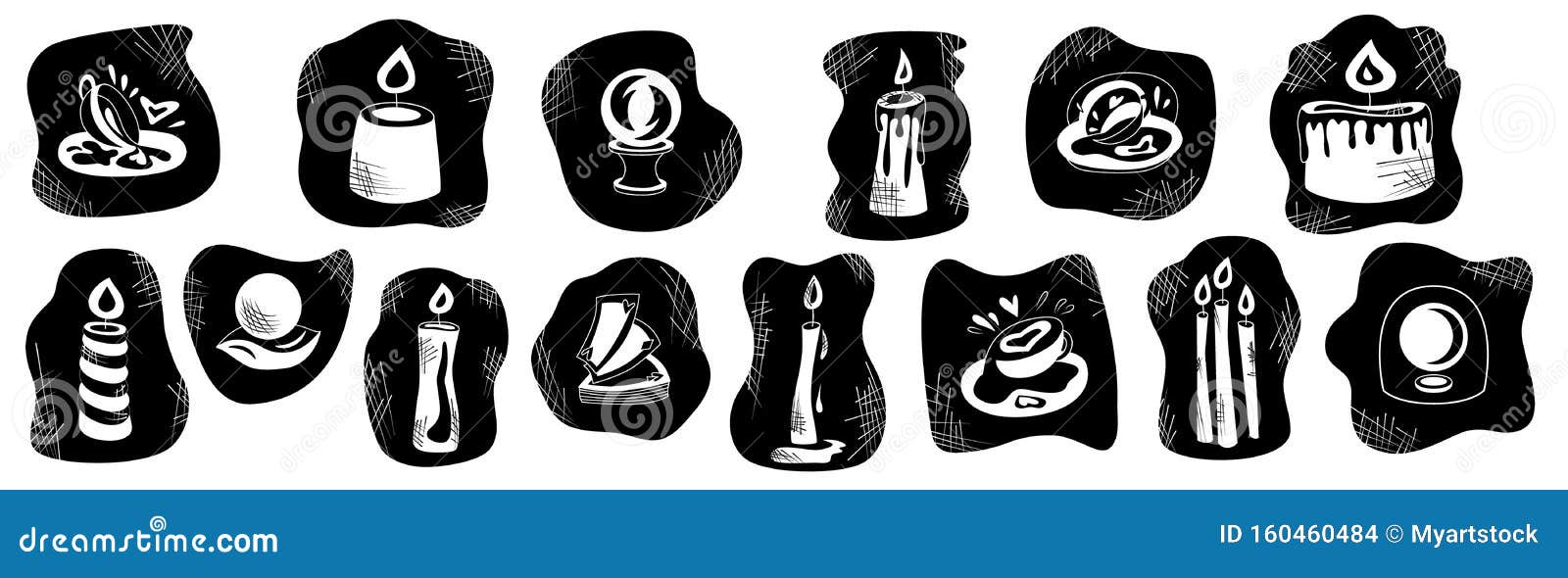 Fortune Telling, Divination Isolated Elements for Mystic Sphere of ...