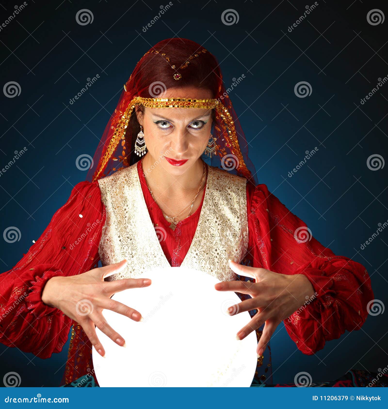 Fortune-teller stock image. Image of mystical, future - 11206379