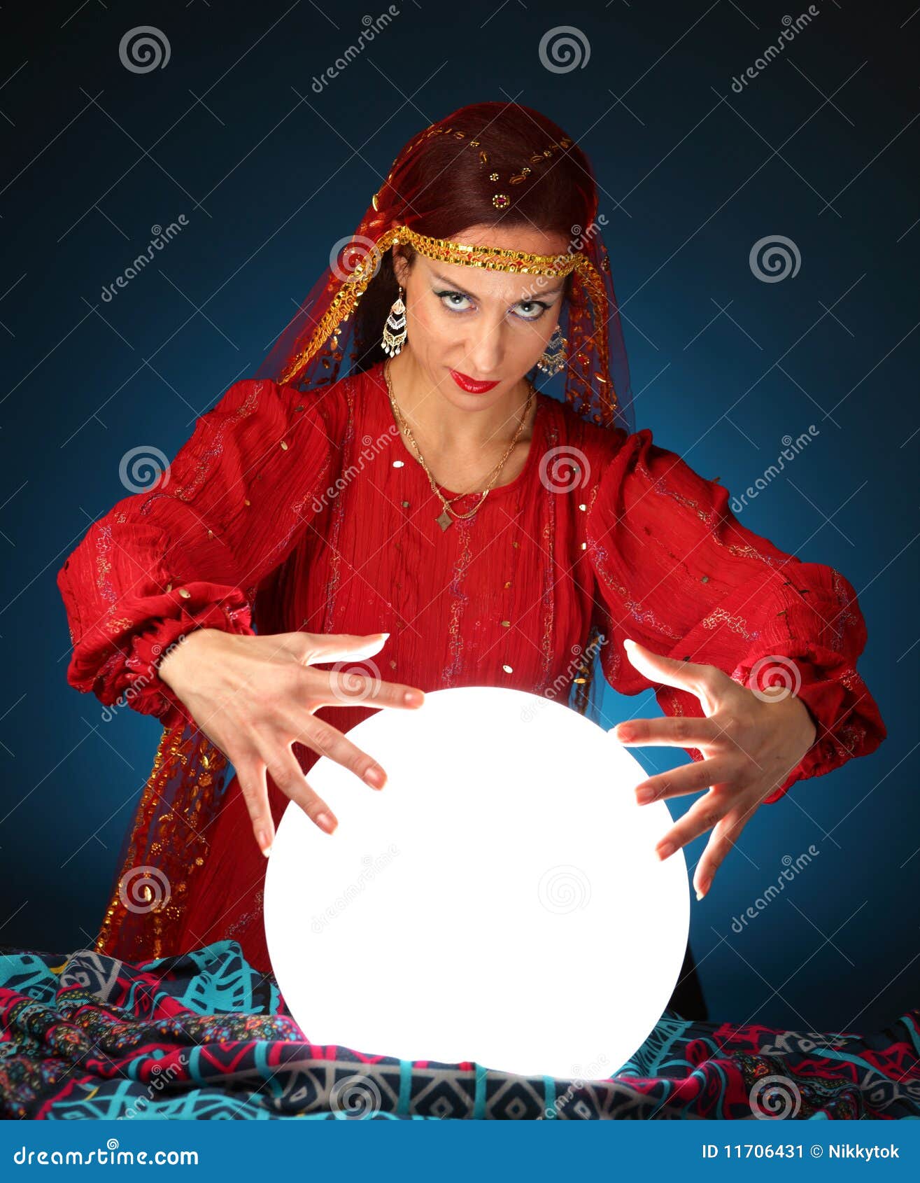 Fortune-teller stock image. Image of mysterious, expression - 11706431