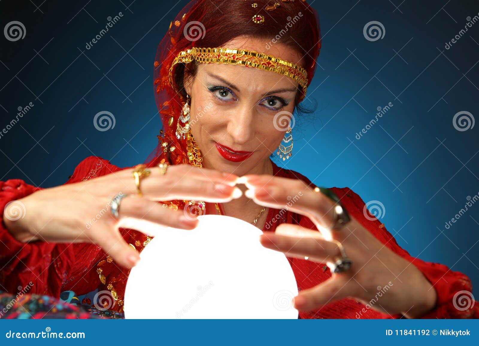 Fortune-teller stock photo. Image of blue, magic, future - 11841192