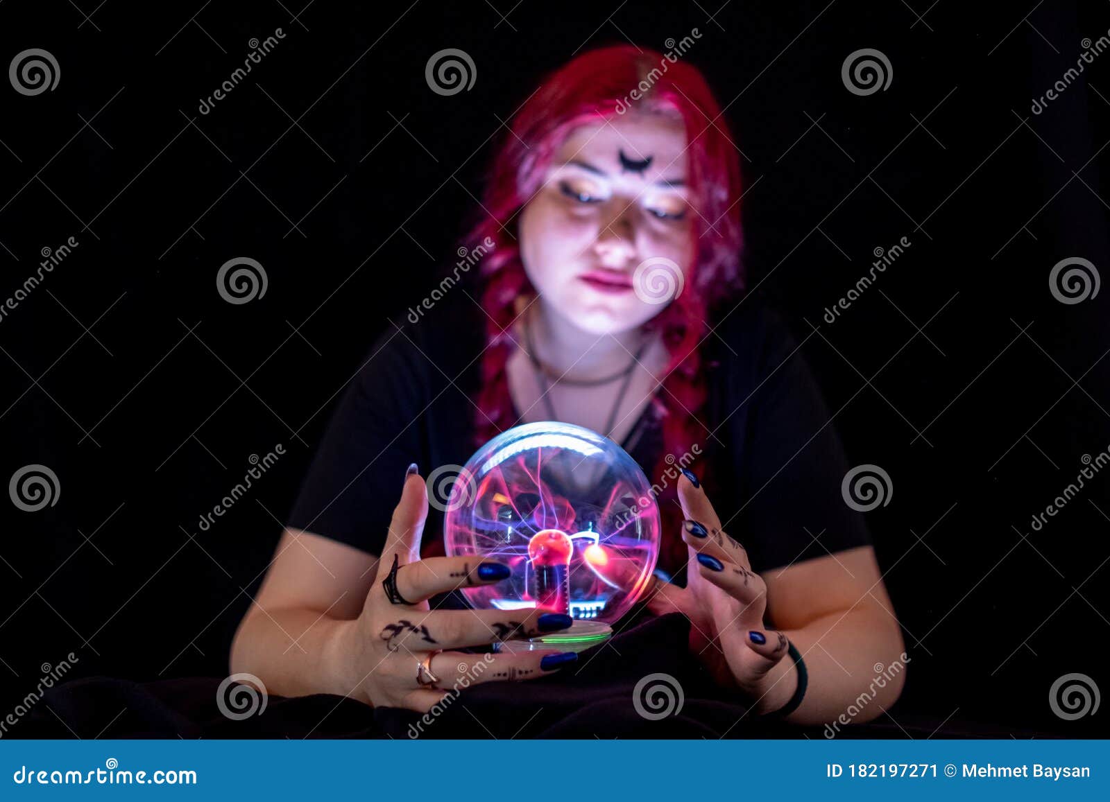 Fortune Teller Lady is Telling about Your Future Stock Image - Image of ...