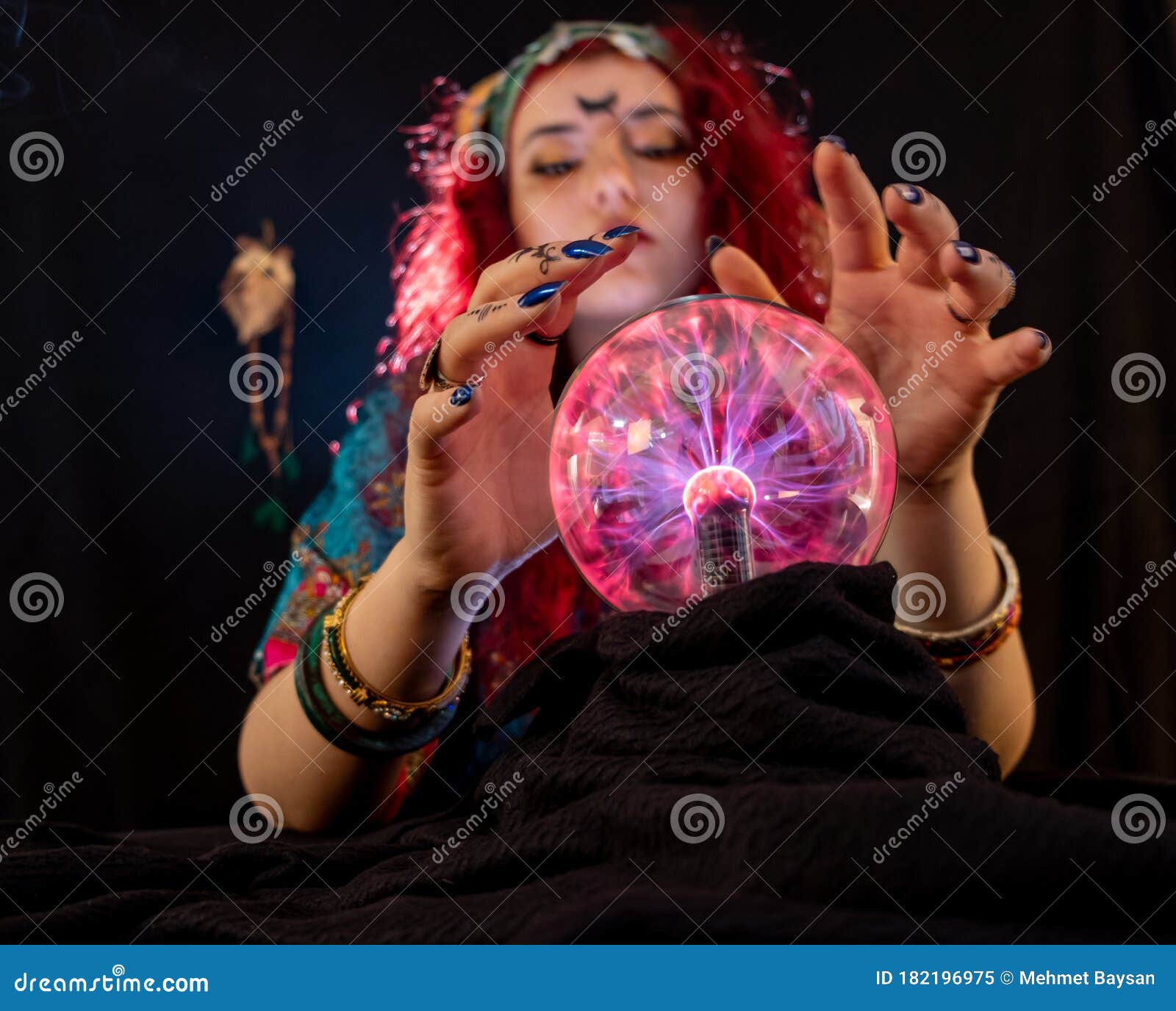 Fortune Teller Lady is Telling about Your Future Stock Image - Image of ...