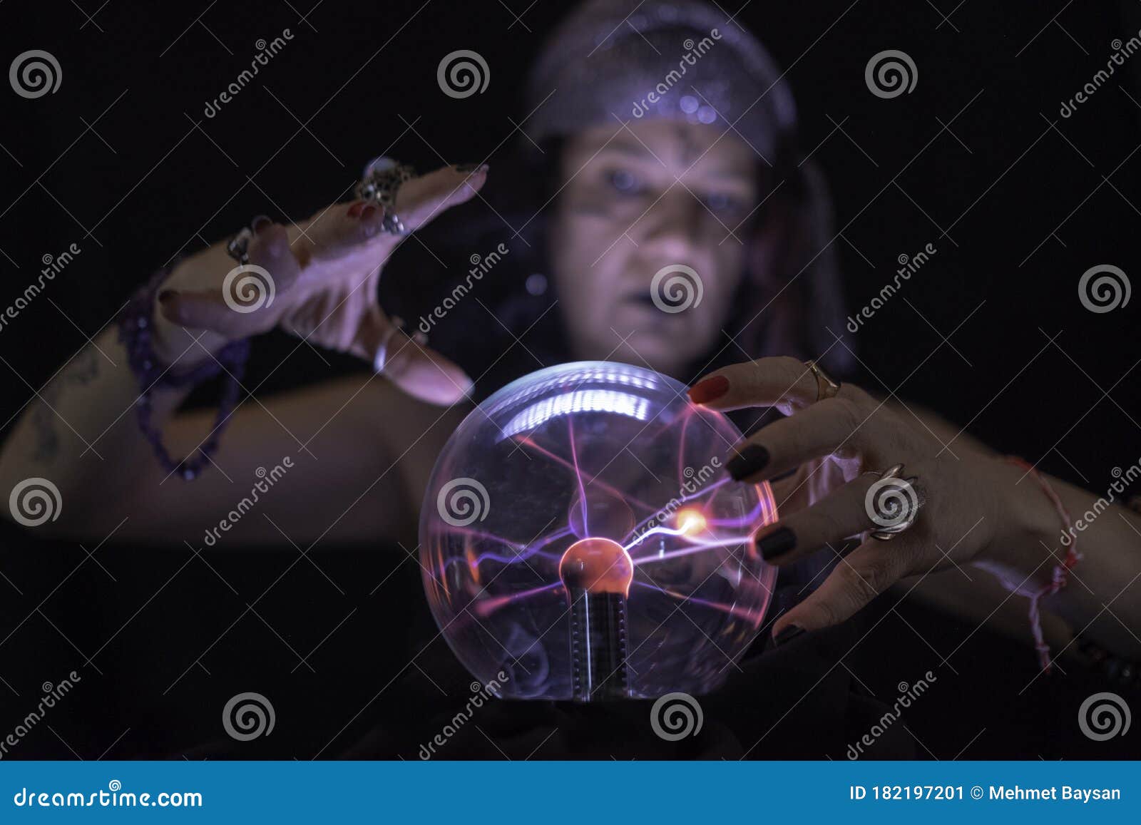 Fortune Teller Lady is Telling about Your Future Stock Image - Image of ...