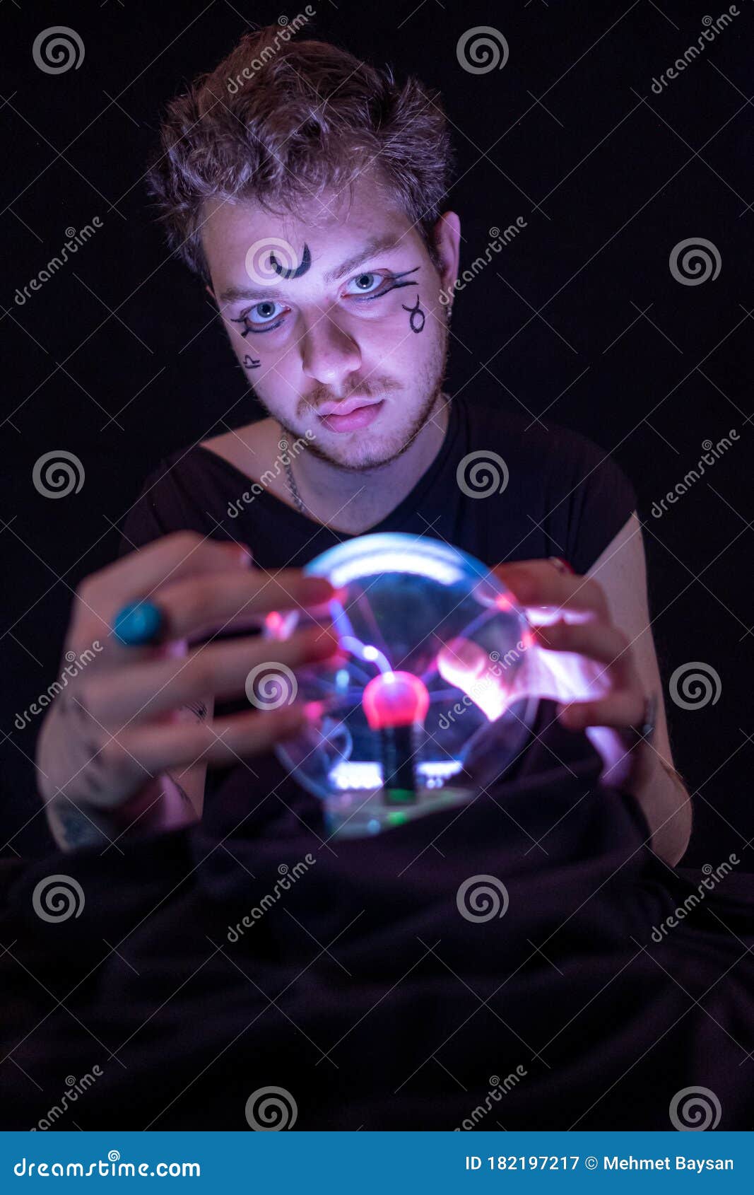 Fortune Teller Man is Telling about Your Future Stock Image - Image of ...