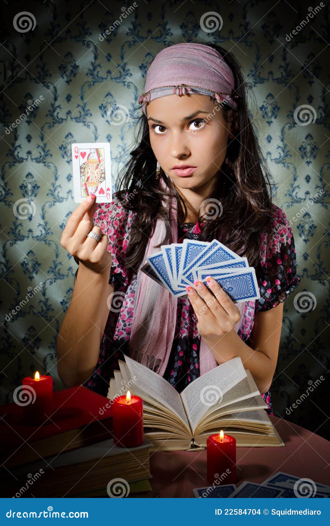 Fortune-teller Predicting the Future Stock Photo - Image of mystical ...
