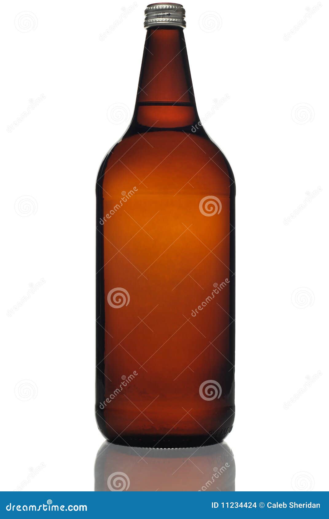 Forty Ounce Beer Bottle stock photo. Image of beer, twist - 11234424