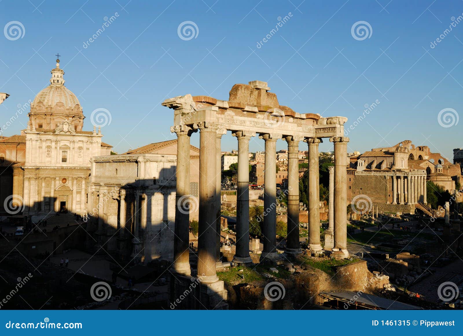 Forum stock image. Image of italy, ancient, roma, forum - 1461315