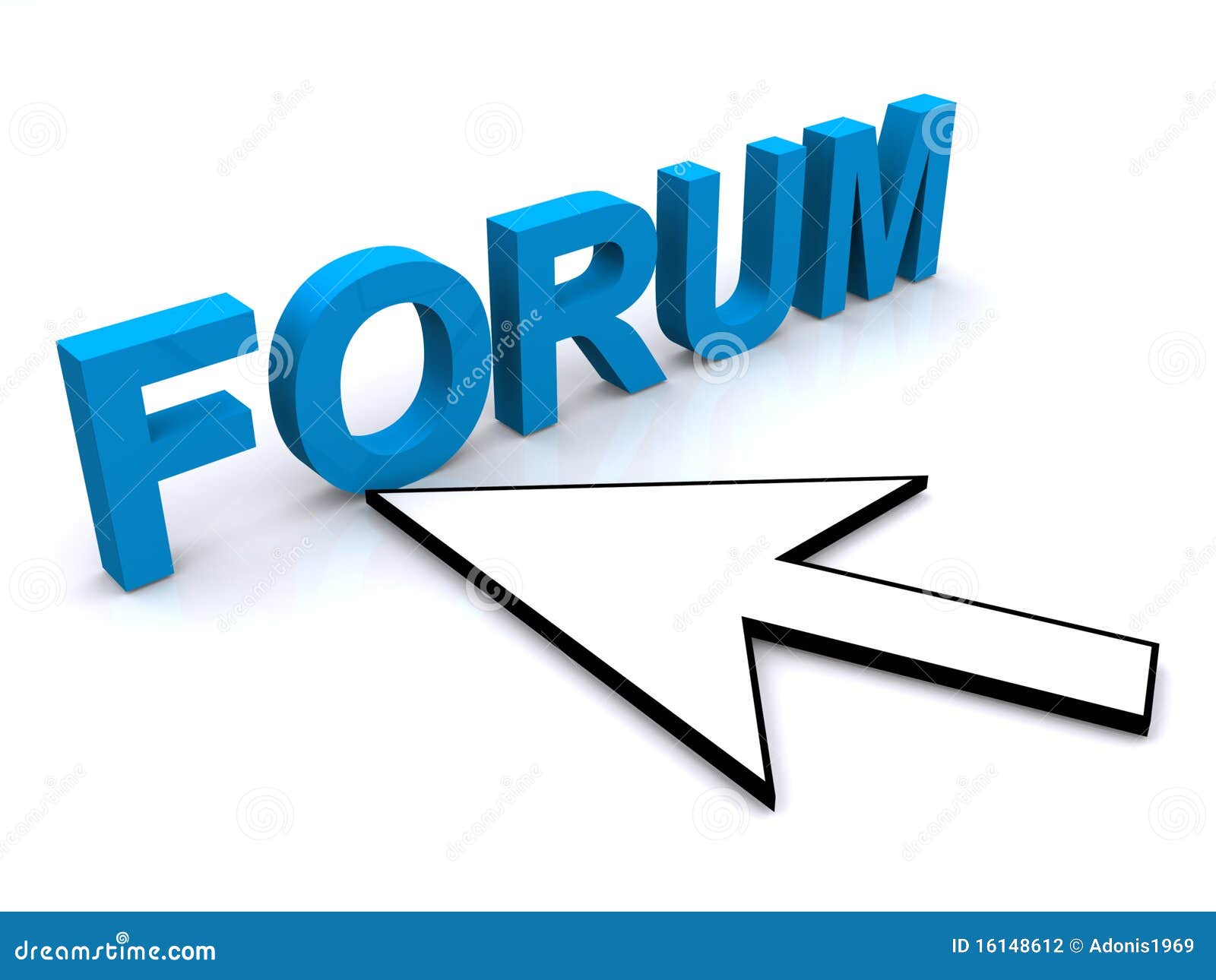 Forum and arrow stock illustration. Illustration of point - 16148612