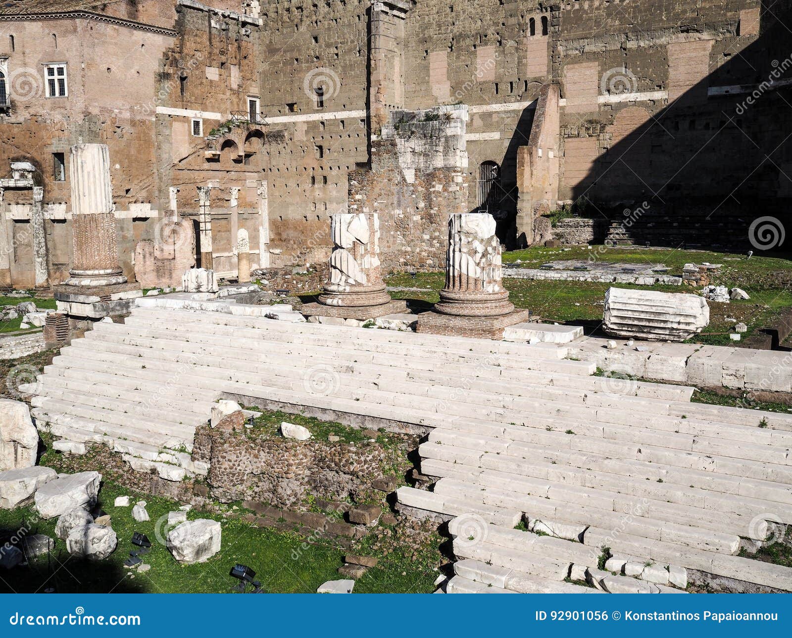 Forum of Augustus in Rome stock photo. Image of augustus - 92901056