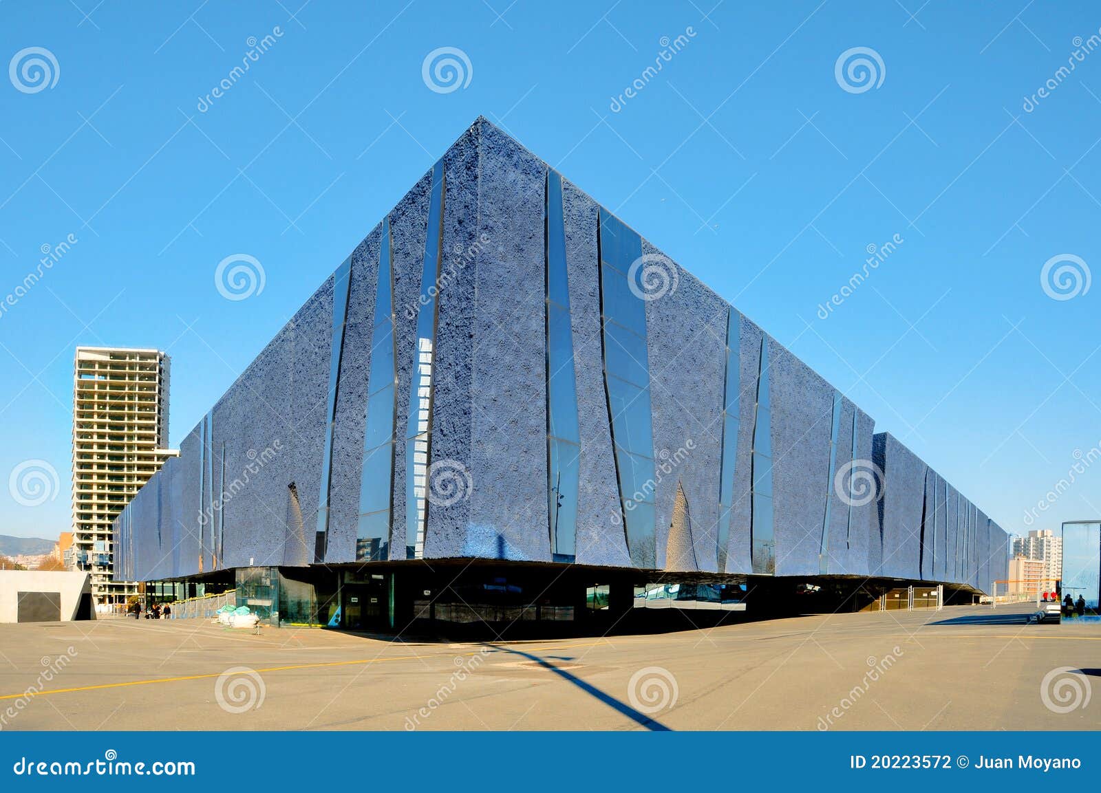 Forum Building in Barcelona, Spain Editorial Photography - Image of ...