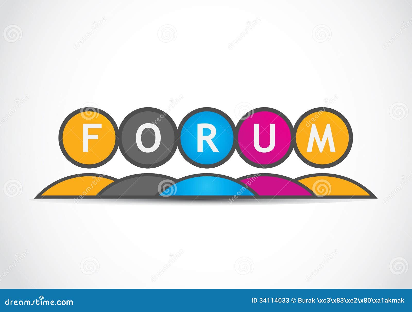 Forum stock vector. Illustration of group, communicating - 34114033