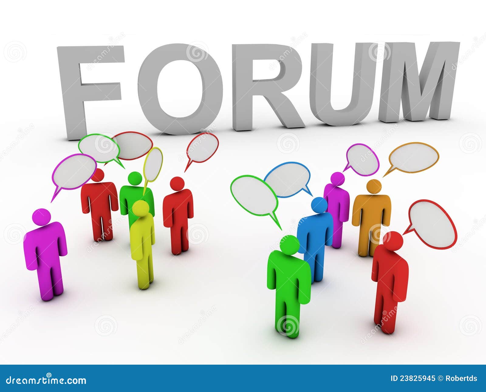 Forum discussing people stock illustration. Illustration of debate ...