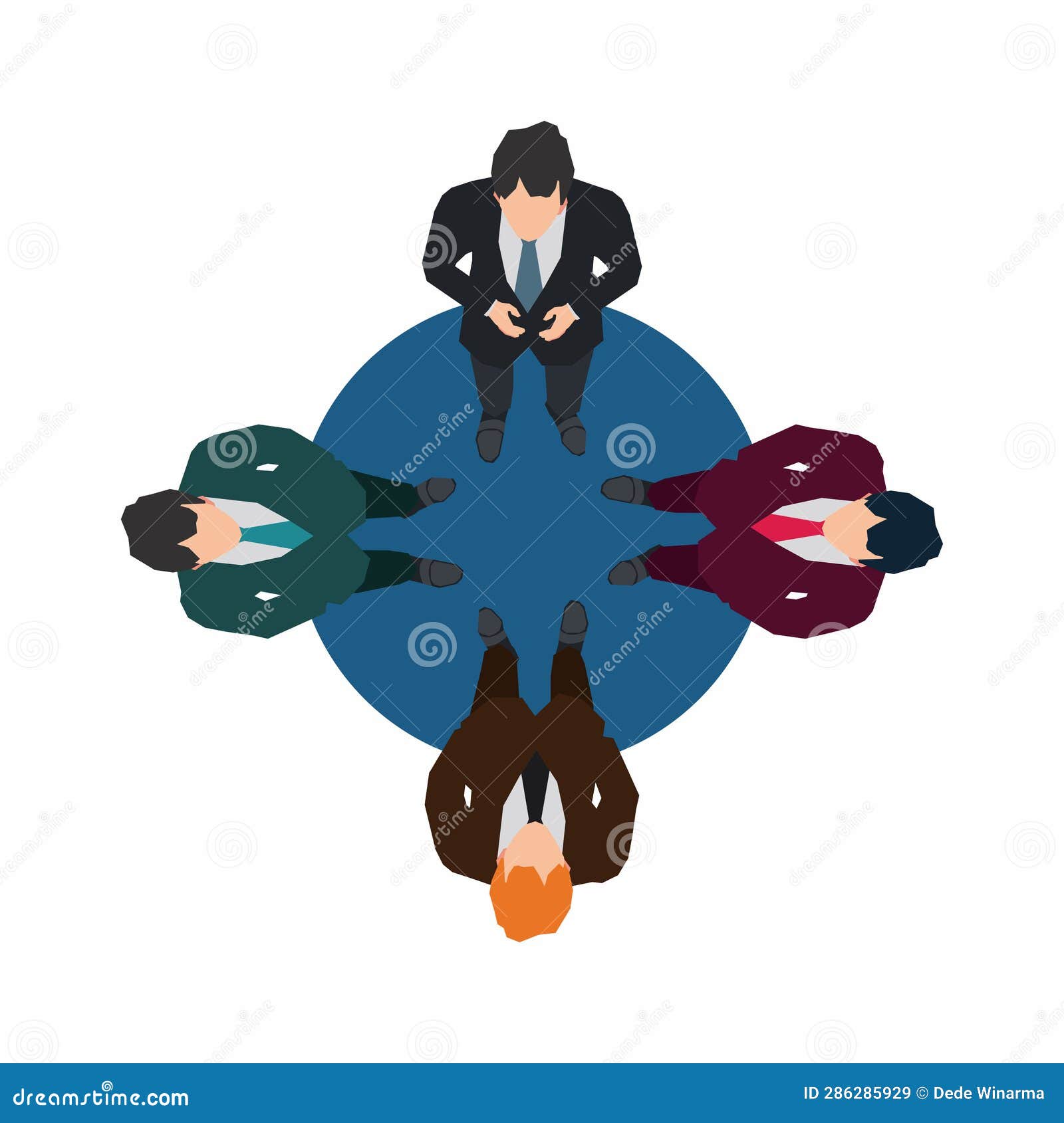 Forum Group Discussion Concept Design Vector Illustration Stock ...