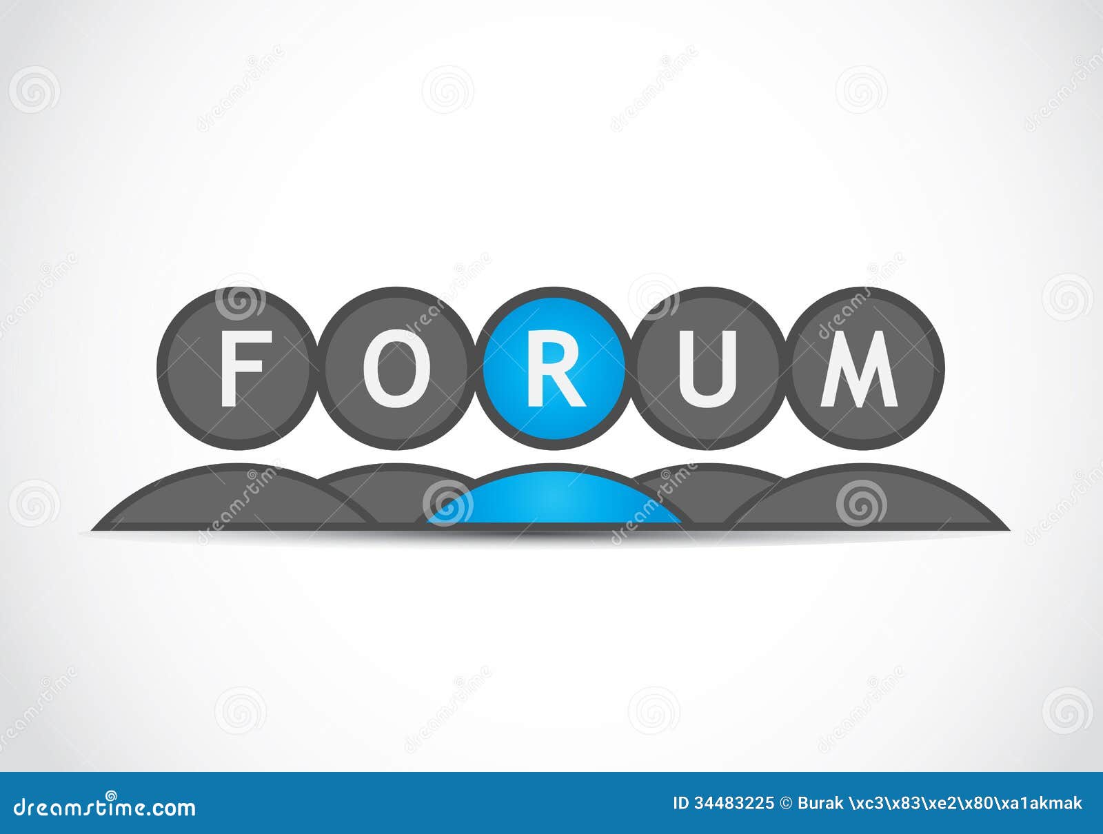Forum group stock vector. Illustration of people, dialogue - 34483225