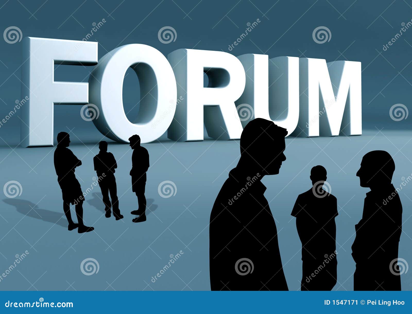 Forum-Gruppen-Diskussion stock abbildung. Illustration von leute - 1547171