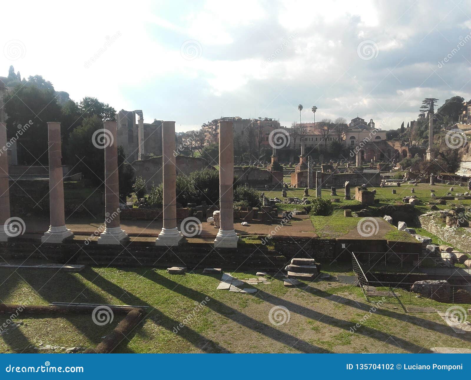 Rome Imperial Capital City Historical Monuments Age Roman And ...