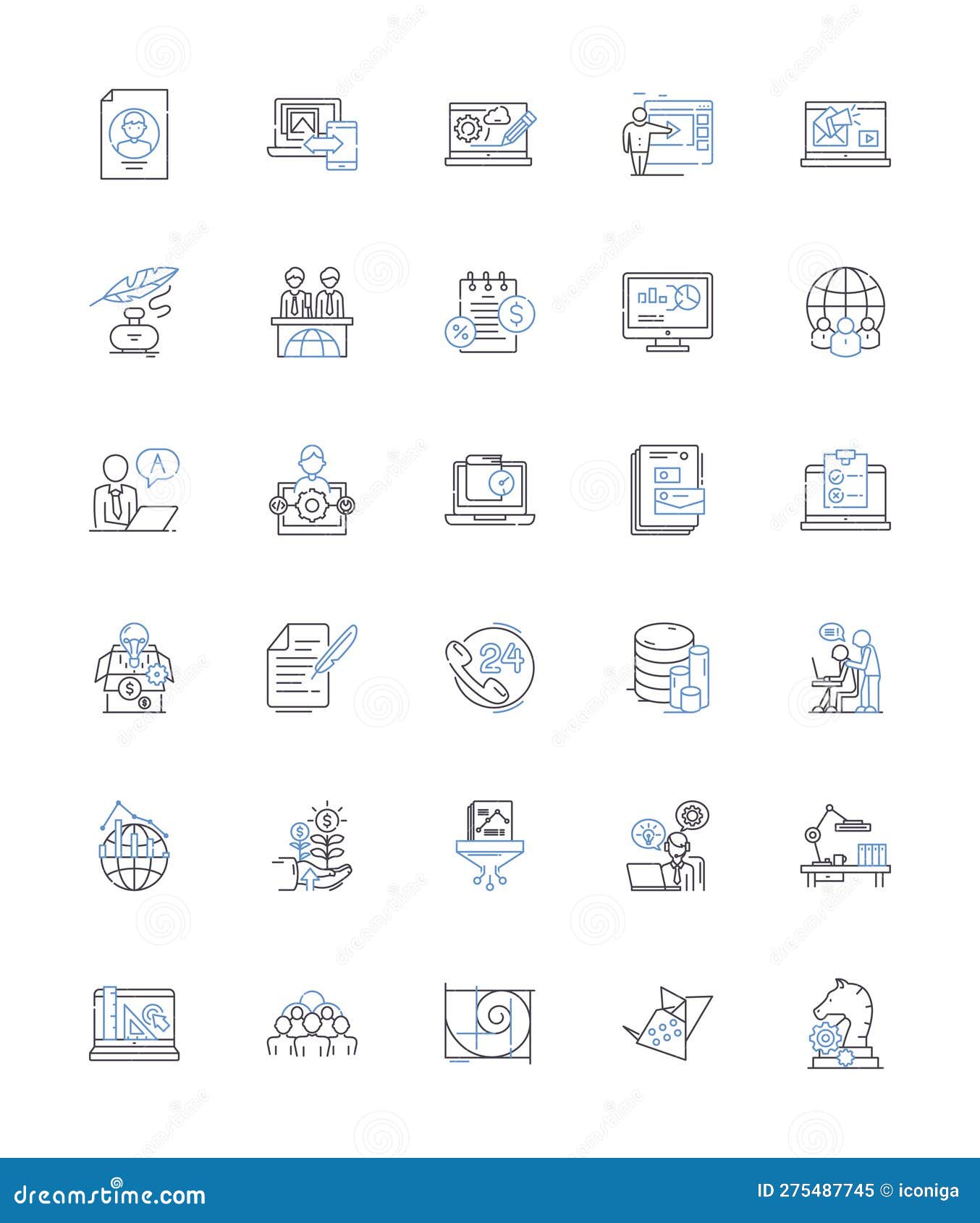 Forum and Panel Line Icons Collection. Discussion, Dialogue, Debate ...