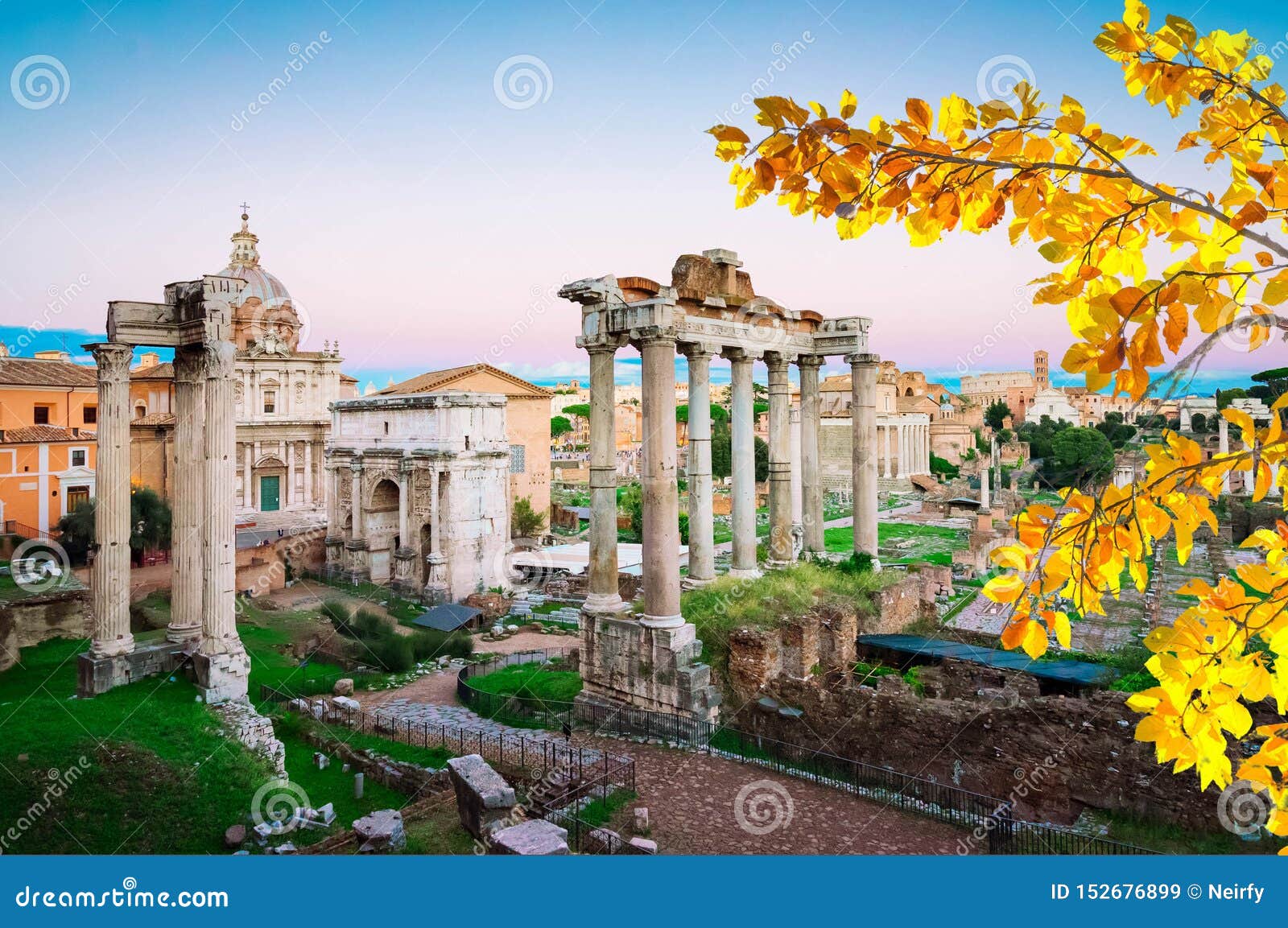 Forum - Roman Ruins in Rome, Italy Stock Image - Image of roma ...