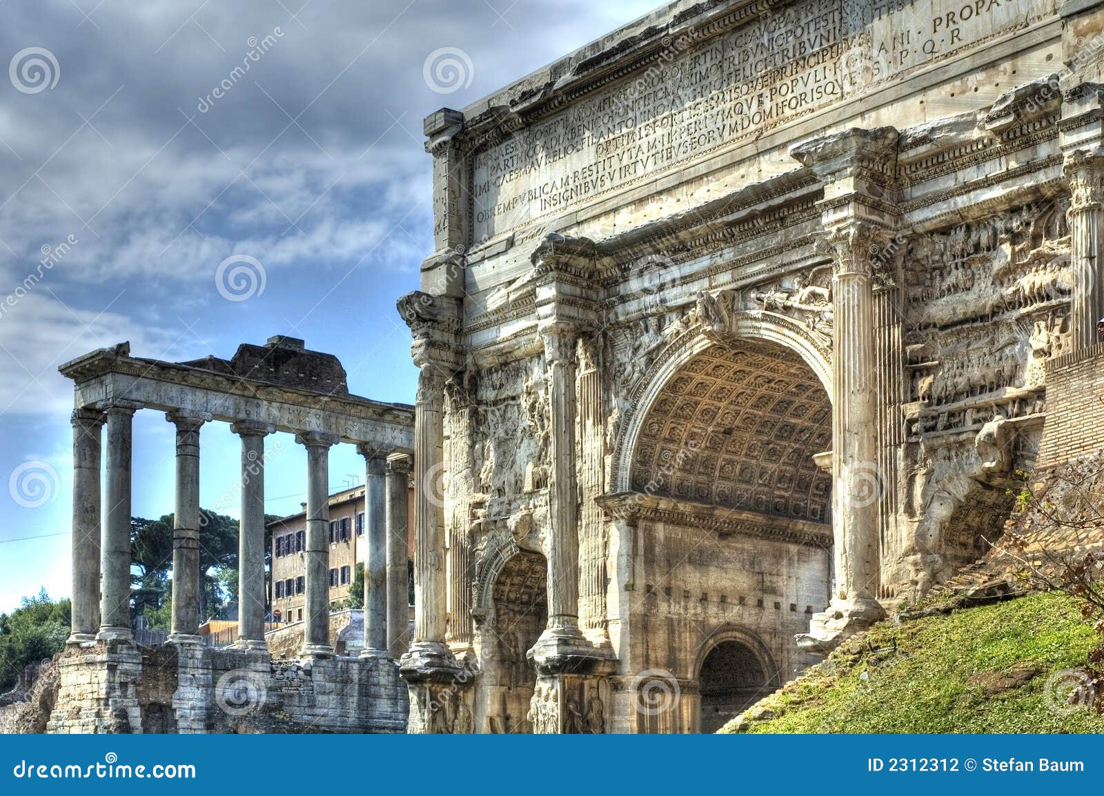Forum Romanum Stock Photography | CartoonDealer.com #81505124