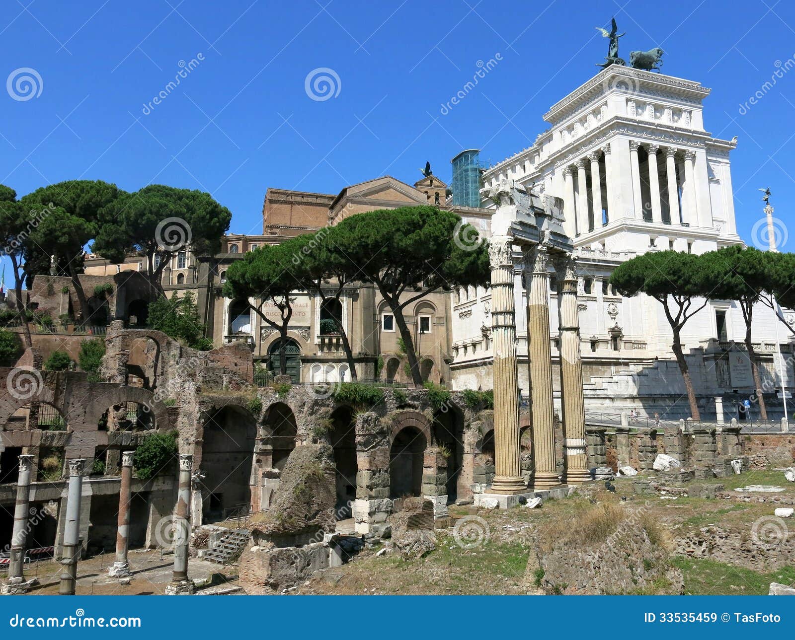 Forum Romanum, Rom redaktionelles stockbild. Bild von gebäude - 33535459