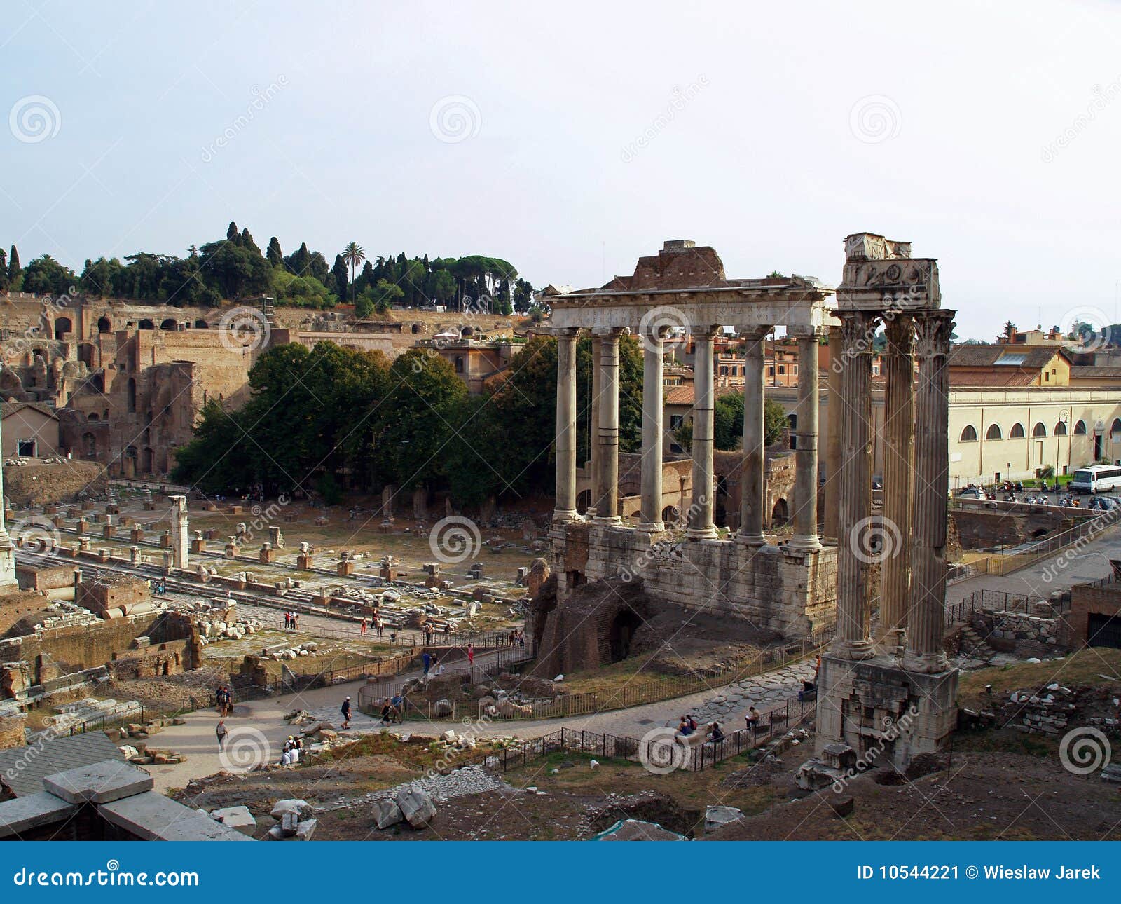 Forum Romanum - Roma stock image. Image of arched, historical - 10544221