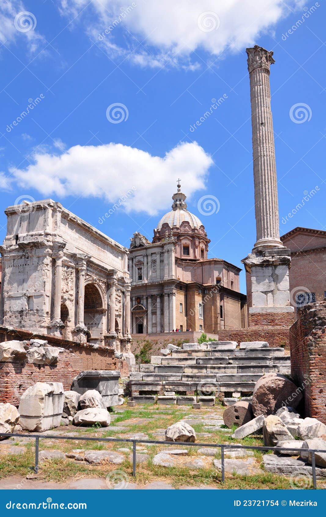 Forum Romanum, Rome, Italy stock photo. Image of city - 23721754