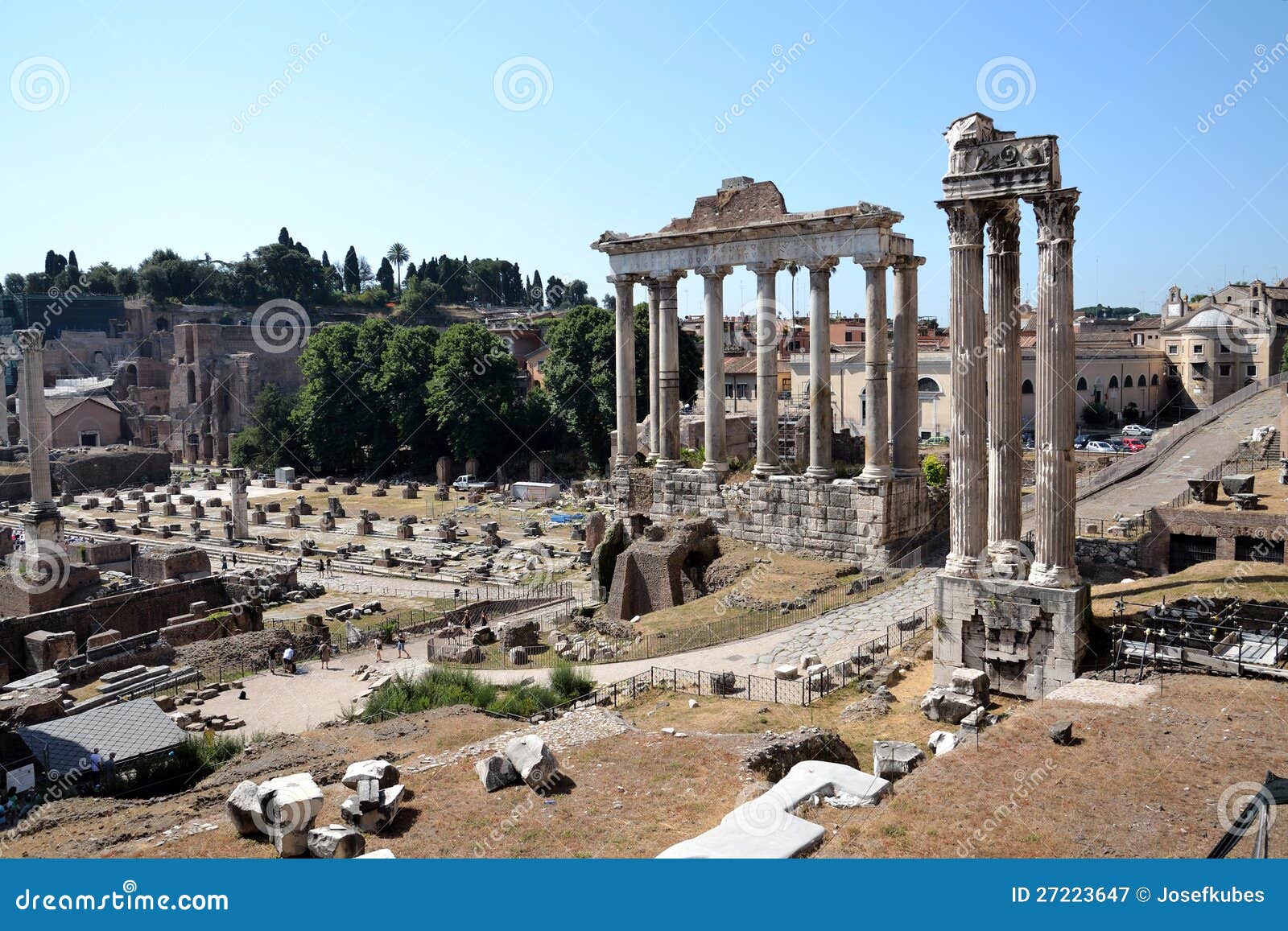 Forum Romanum in Rome, Italy Stock Image - Image of outdoor, clear ...