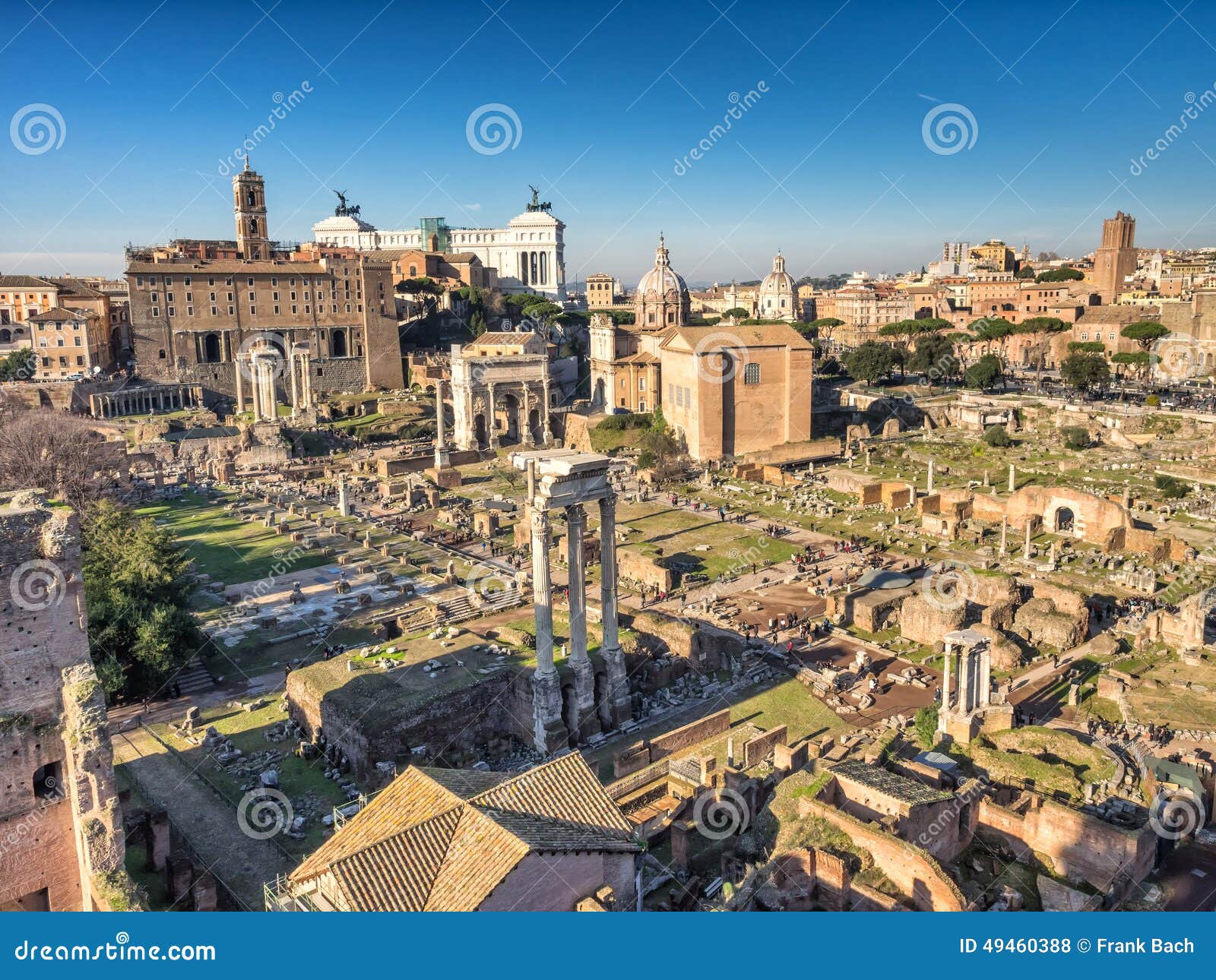 Forum Romanum, Rome, Italy stock photo. Image of europe - 49460388