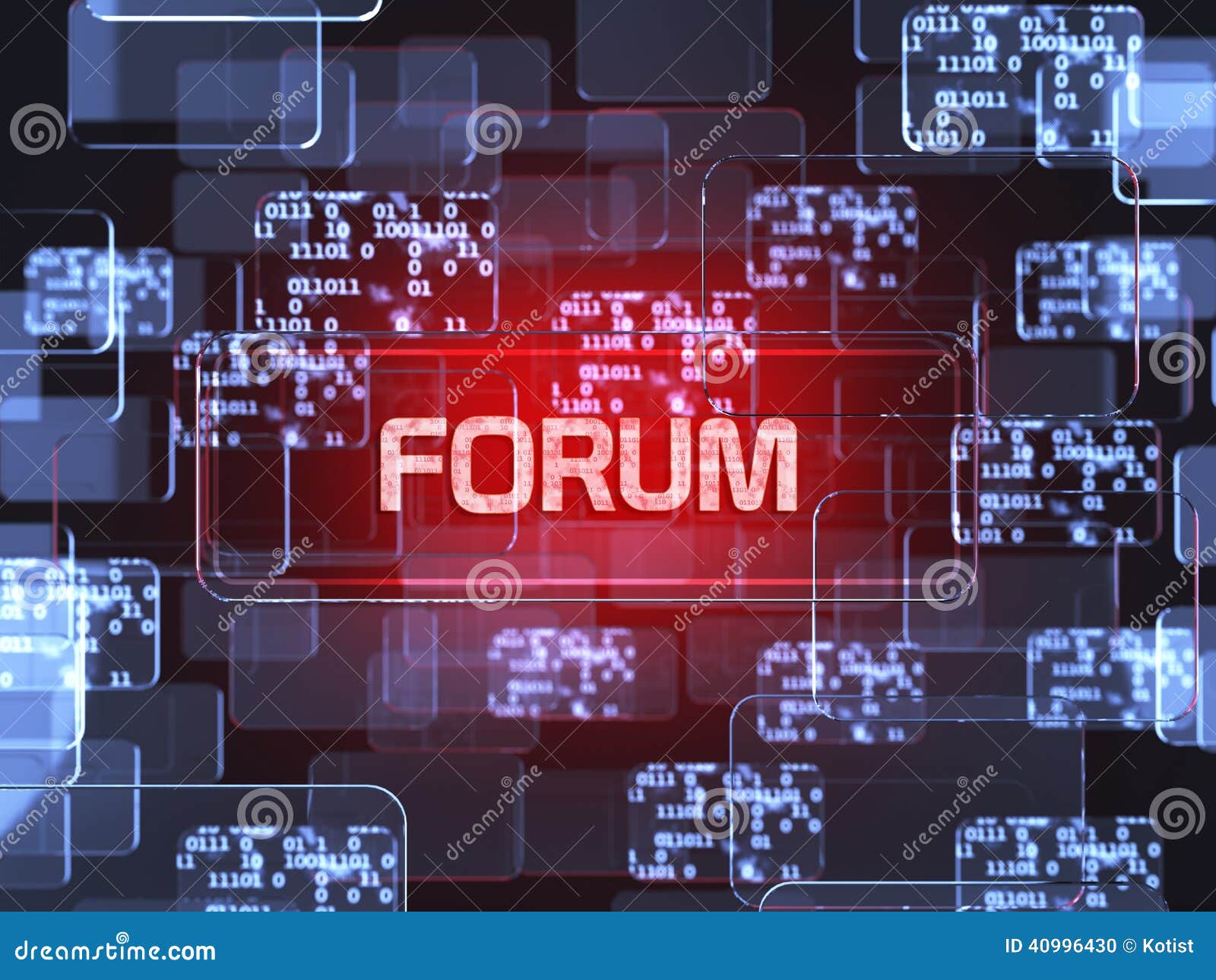 Forum screen concept stock illustration. Illustration of late - 40996430