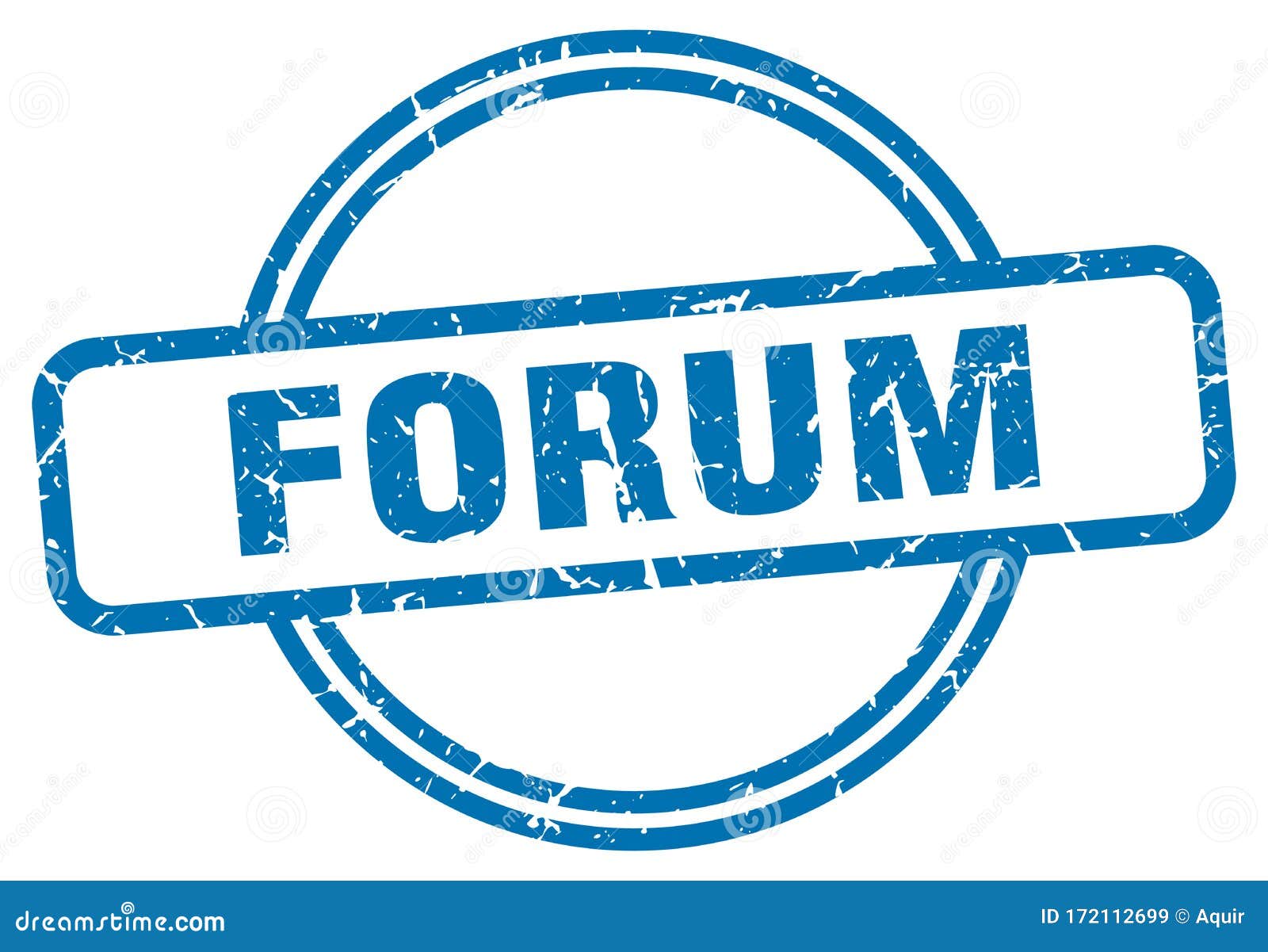 Forum Stamp. Forum Round Grunge Sign Stock Vector - Illustration of ...