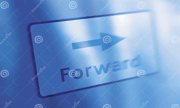 Forward stock photo. Image of screen, blue, arrow, forward - 80832