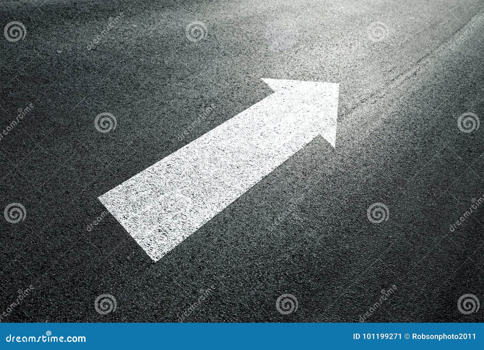 Forward Arrow on Asphalt Floor Stock Image - Image of drive, business ...