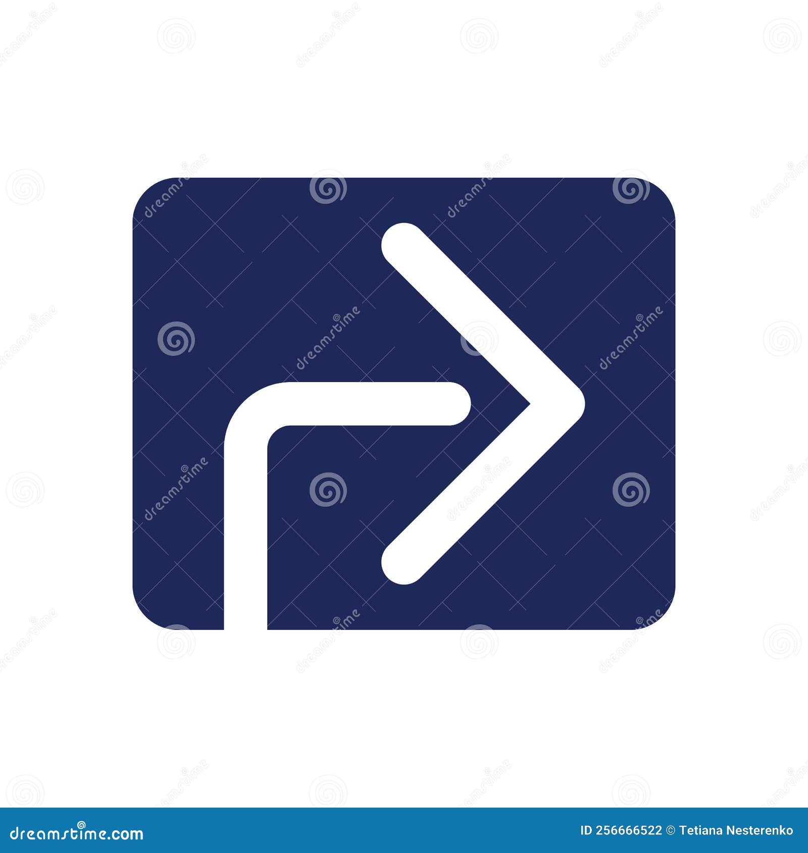 Forward Arrow Black Glyph Ui Icon Stock Vector - Illustration of ...