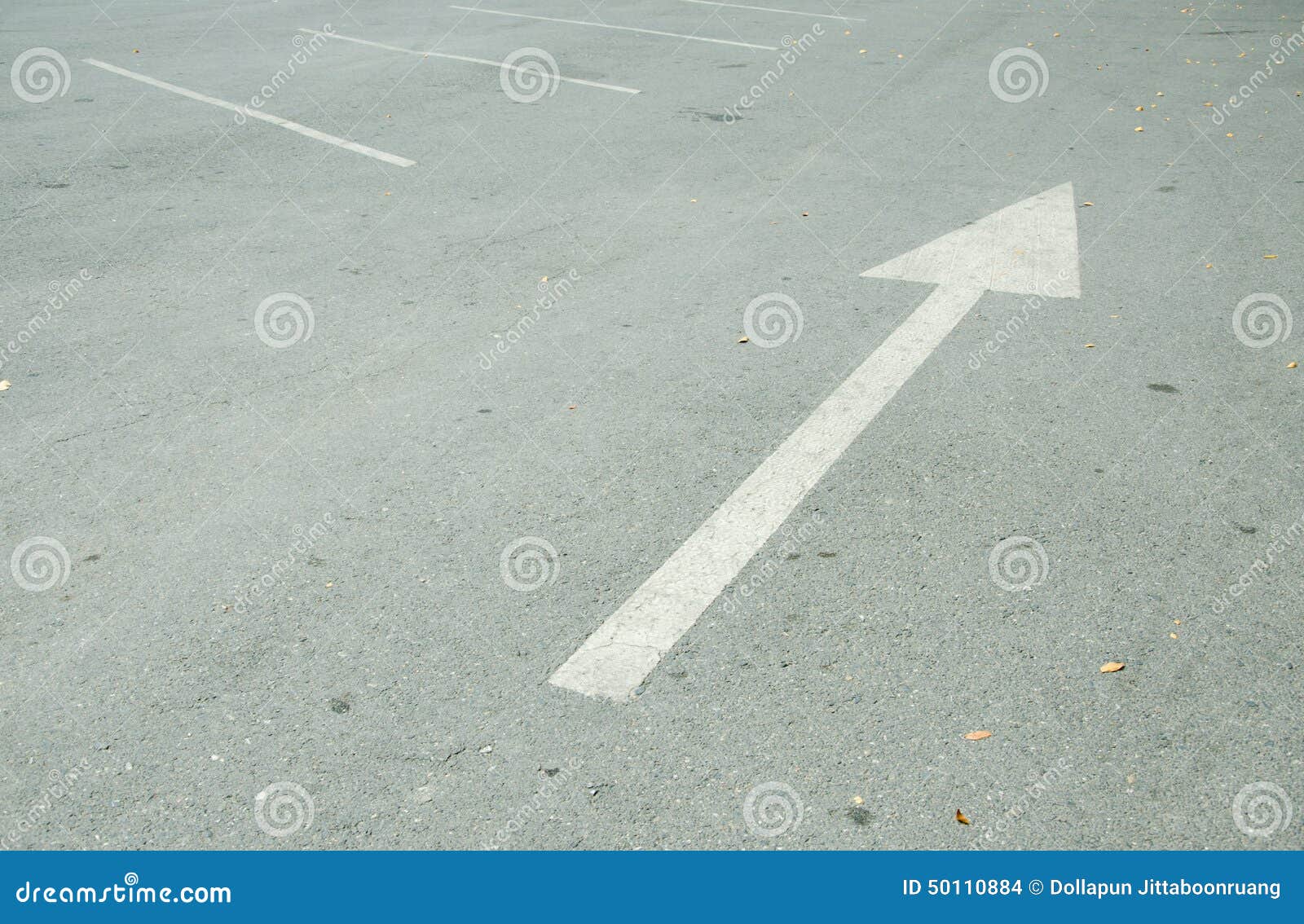 Forward Arrow Sign on the Parking Area Stock Photo - Image of sign ...
