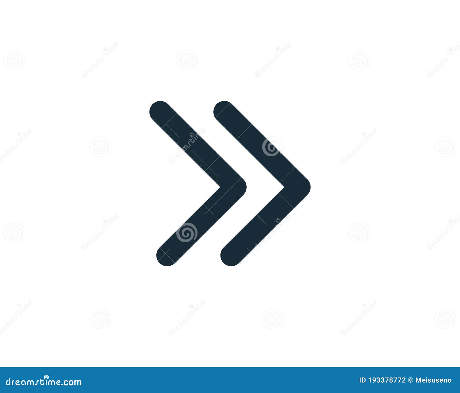Forward Arrow - UI Icon Vector Logo Template Illustration Design Stock ...