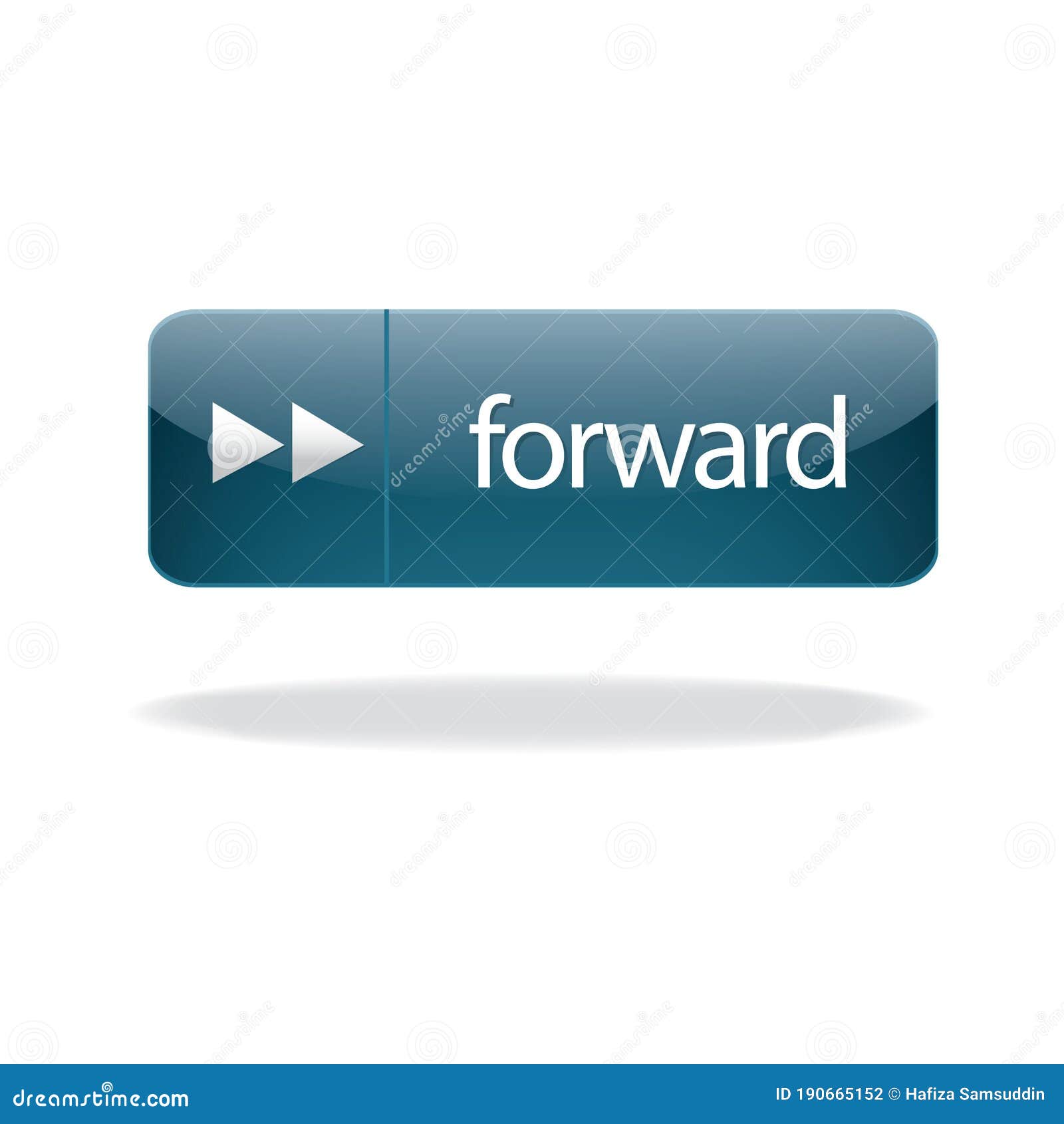 Forward Button. Vector Illustration Decorative Design Stock Vector ...