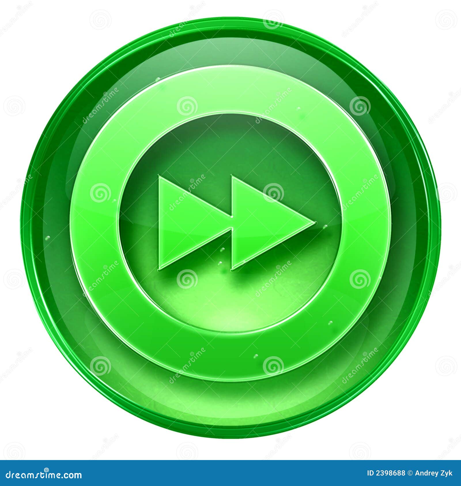 Forward icon. stock illustration. Illustration of round - 2398688
