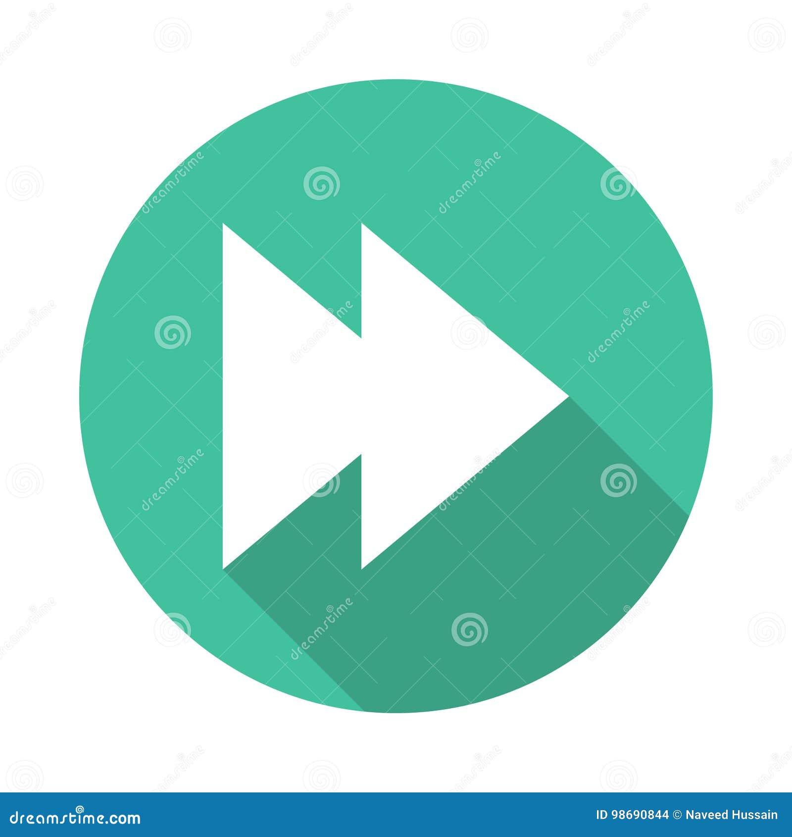Forward icon stock vector. Illustration of next, forward - 98690844