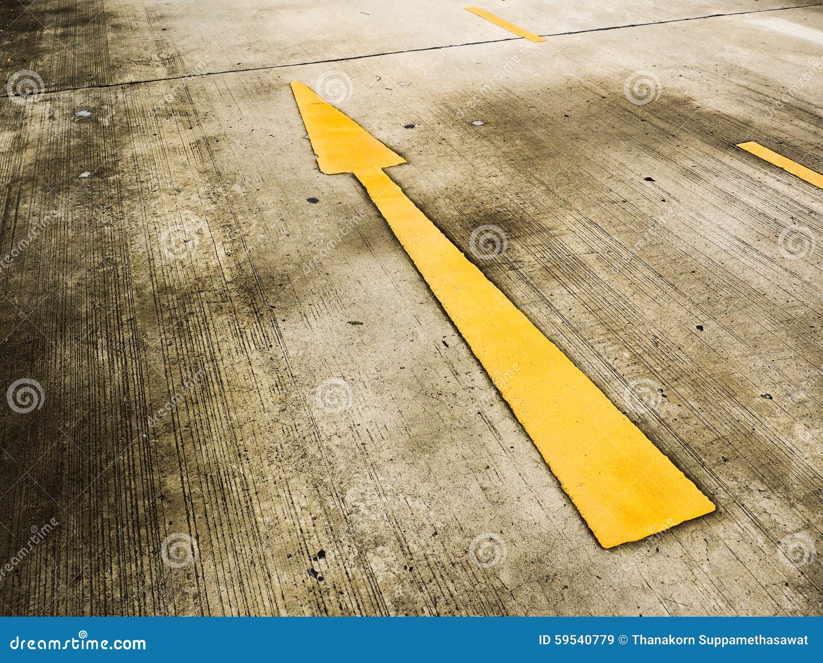 Forward Igns on the Road Forward and Right Signs on the Road Stock ...