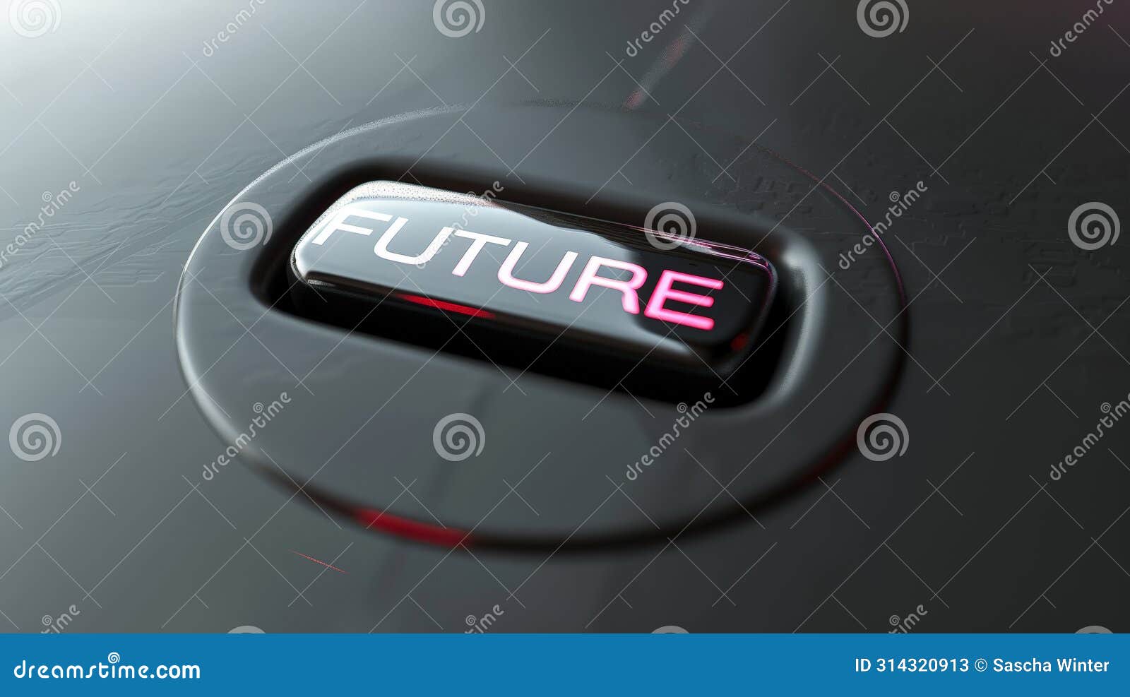 Forward Motion: 3D FUTURE Button Stock Image - Image of high, desktop ...