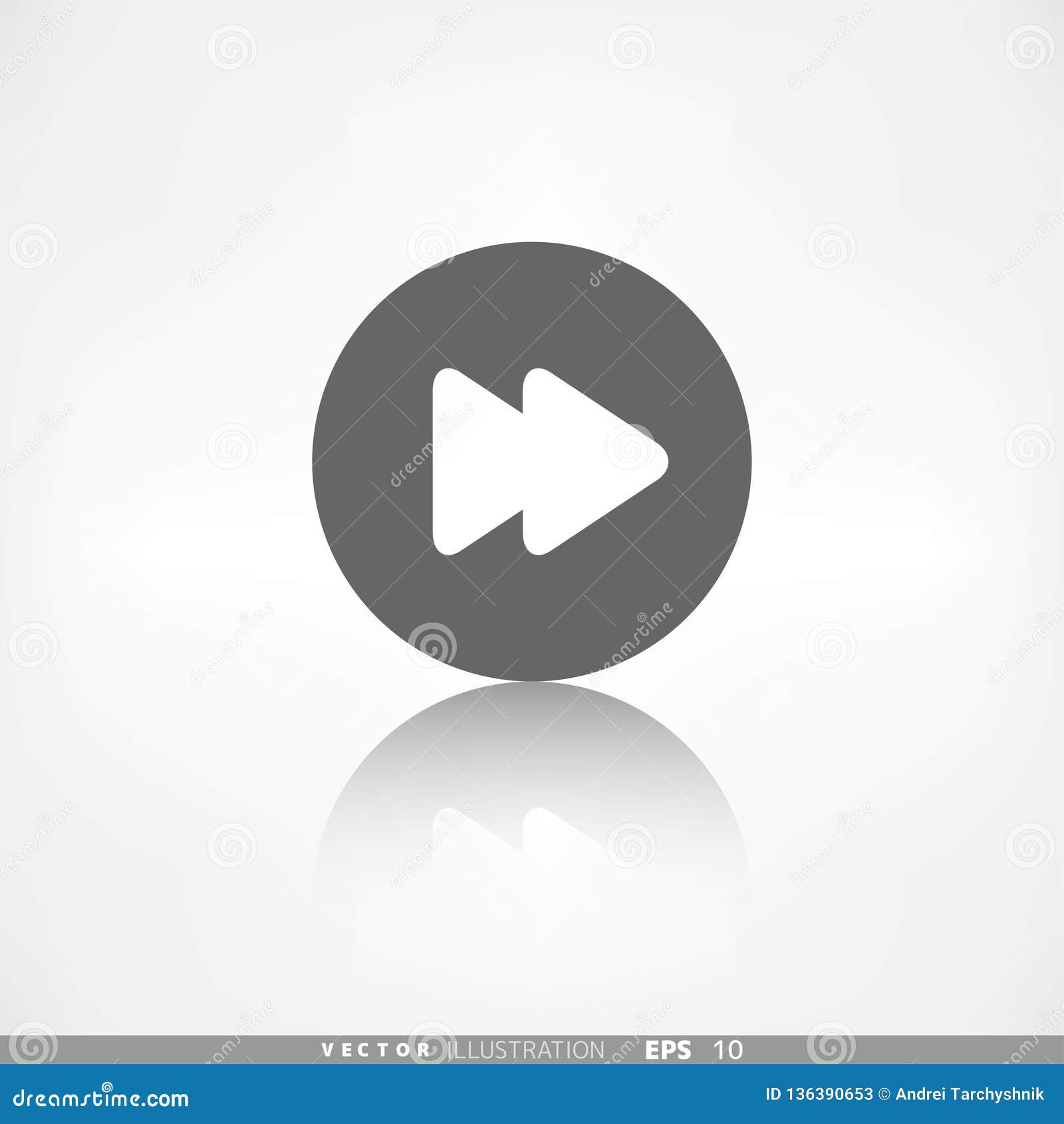 SKIP AD ICON Vector Illustration | CartoonDealer.com #144944176