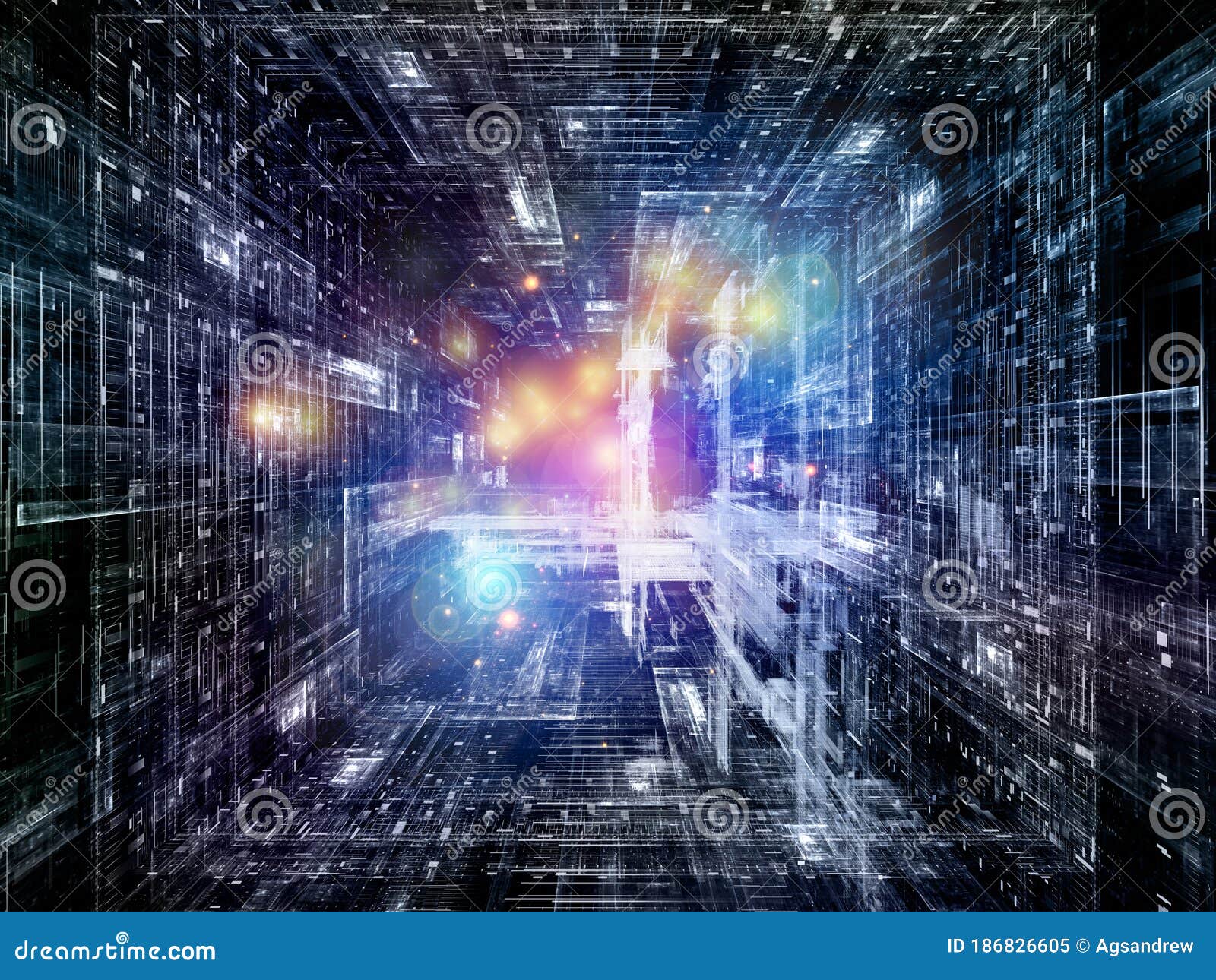 Forward Space stock illustration. Illustration of reality - 186826605