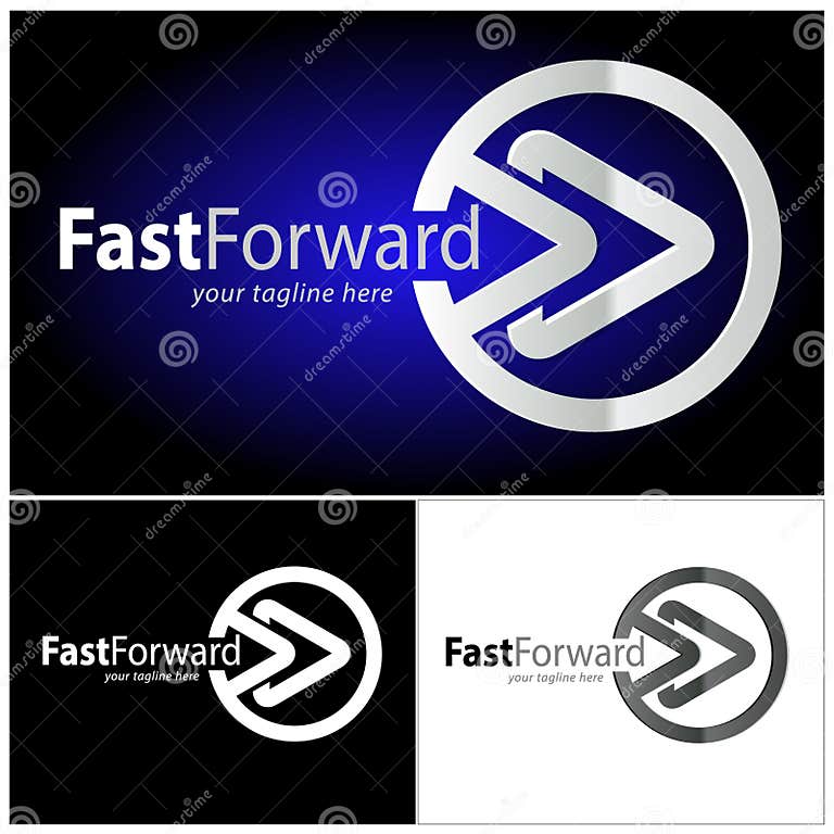 Forward symbol or icon. stock vector. Illustration of direct - 232161087