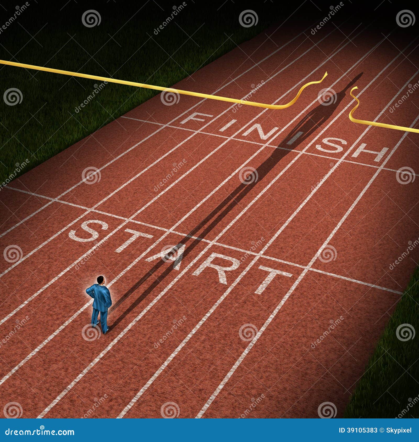 Forward Thinking stock illustration. Illustration of belief - 39105383