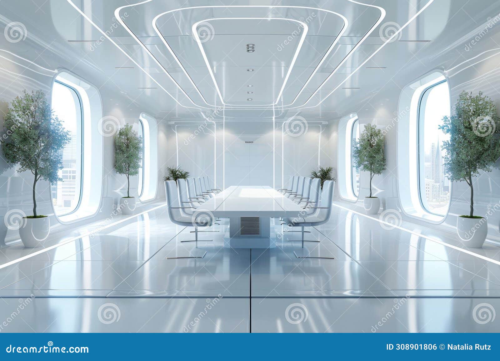 A Forward-thinking Office Design Featuring Cutting-edge Technology and ...