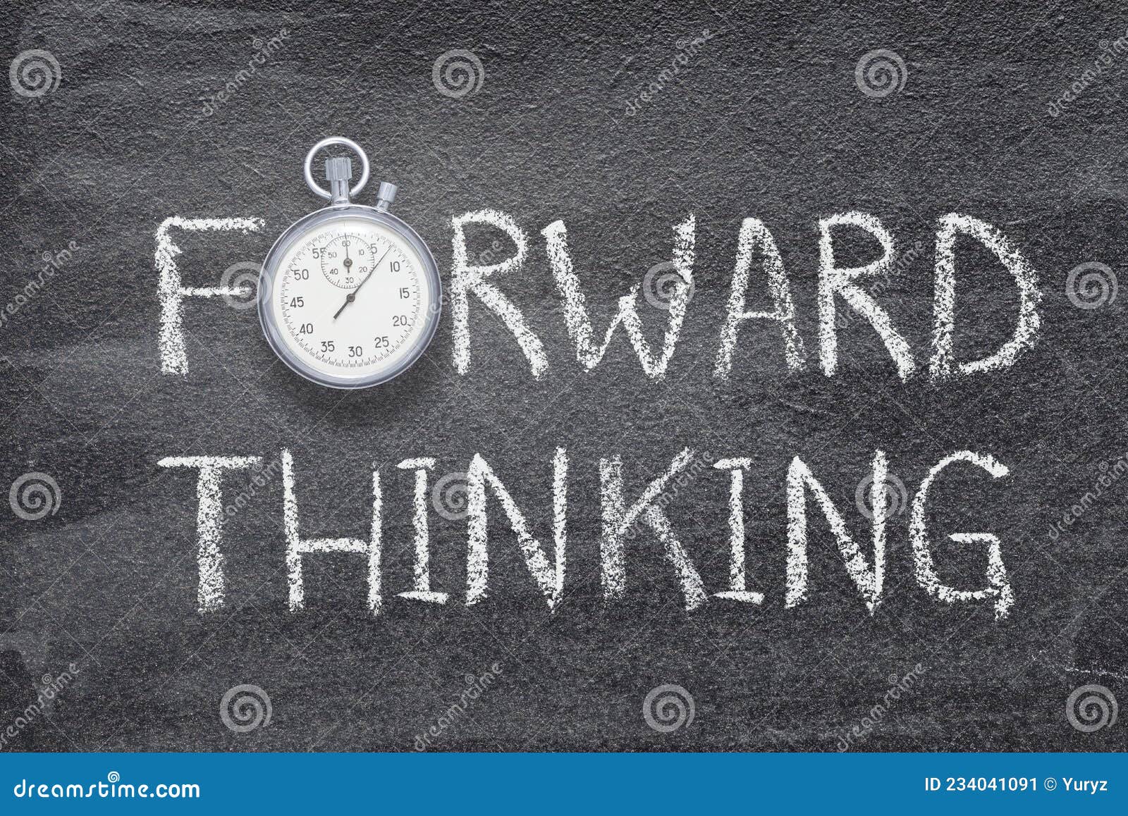 Forward thinking watch stock image. Image of second - 234041091