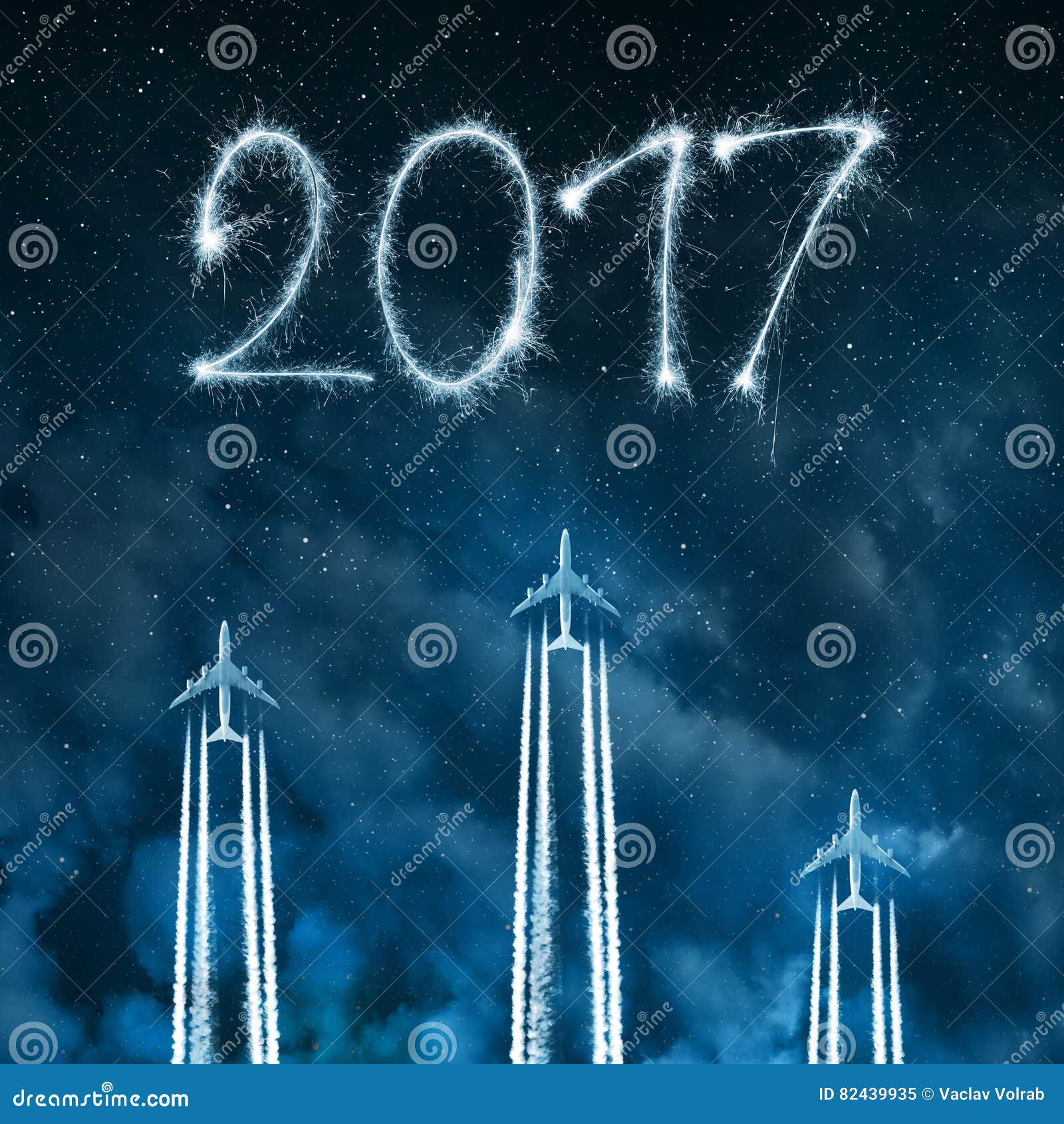 Forward To the New Year 2017 Stock Image - Image of greeting, travel ...