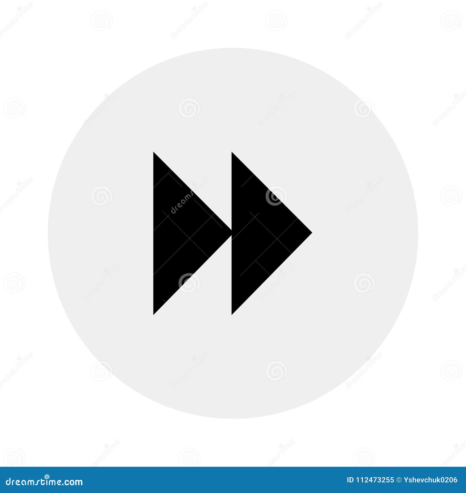 Forward Wind Icon. White Background. Vector Illustration. Stock Vector ...