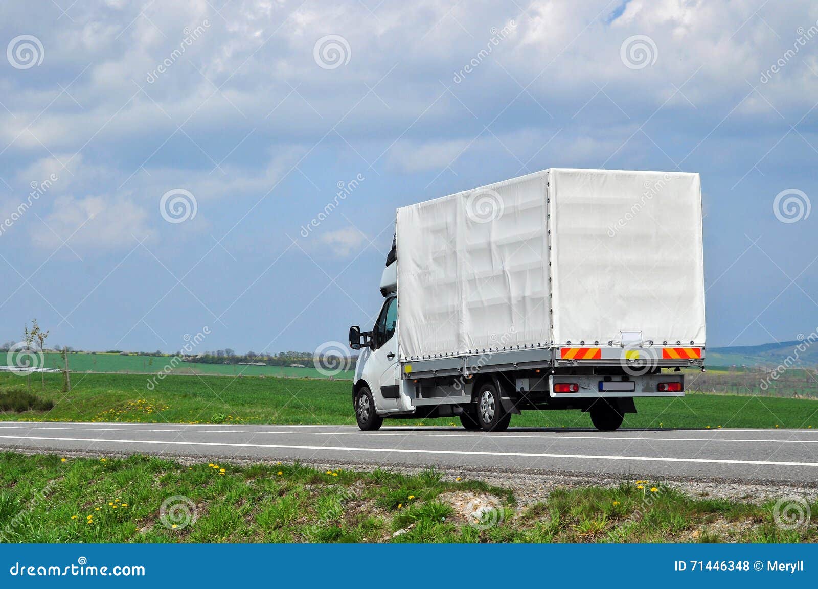 Forwarder cargo stock photo. Image of lorry, forwarder - 71446348